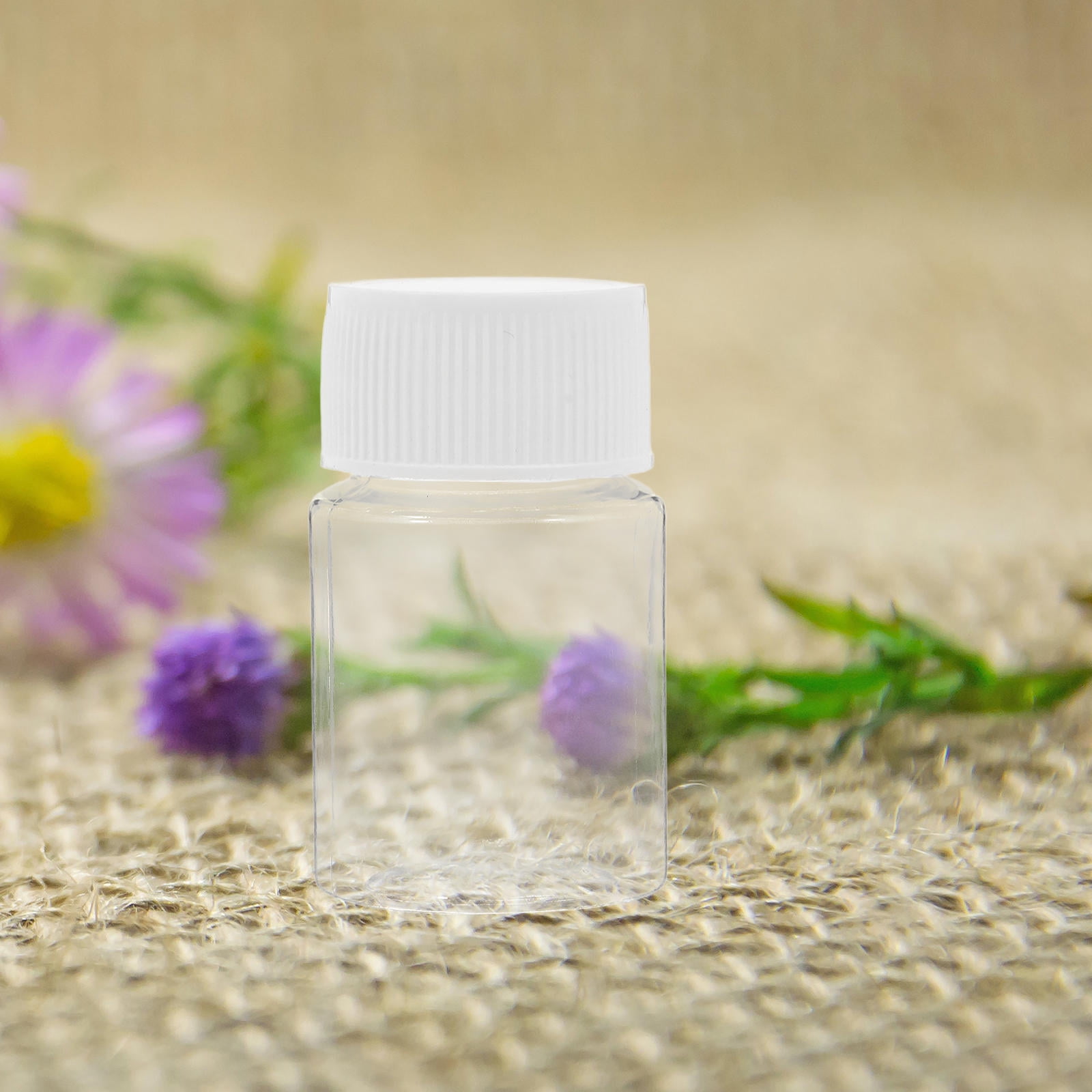 HEMOTON 10pcs Wide Mouth Lab Reagent Bottles Clear Plastic Liquid/Solid ...