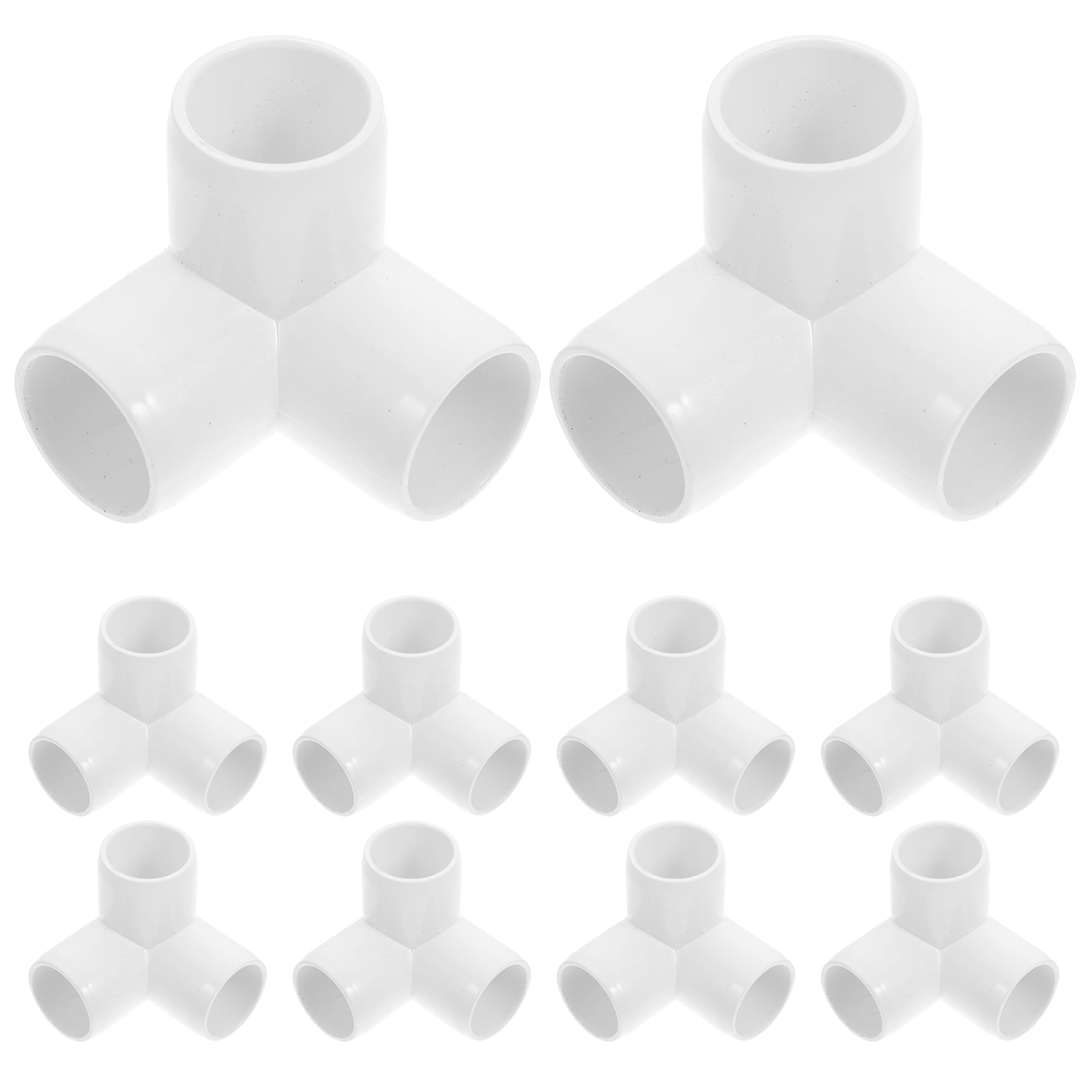 Hemoton 10pcs Y-Shaped Three-Way Connector Pvc Pipe Fittings For ...