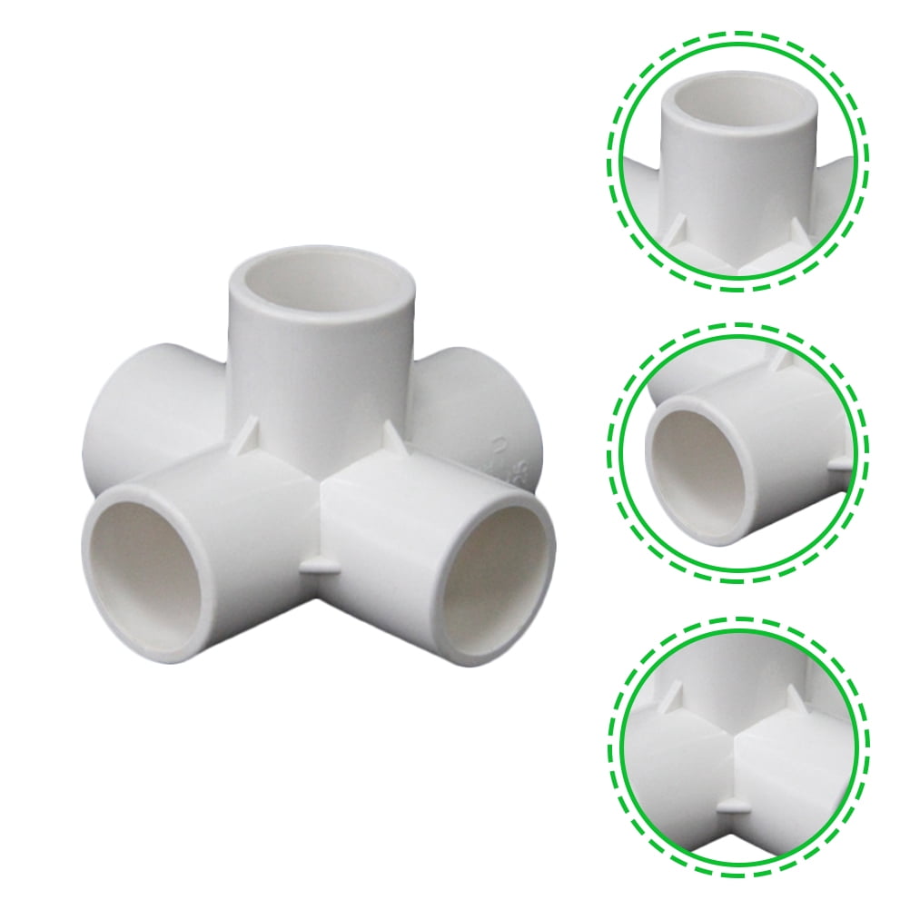HEMOTON 12 Pcs Canopy Pipe Fittings PVC直角接头 Irrigation Connector ...