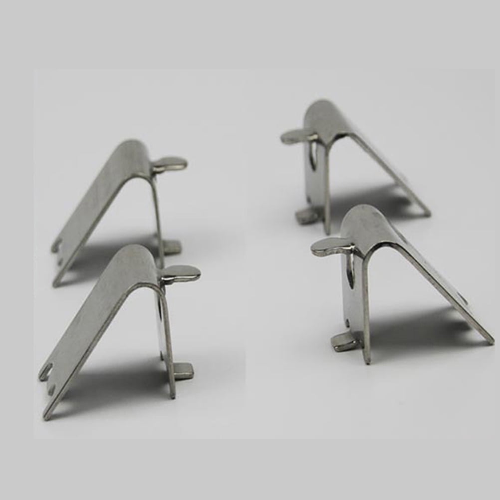 HEMOTON 12 Pcs Heave Duty Shelf Clip Storage for Refrigerator Silver ...