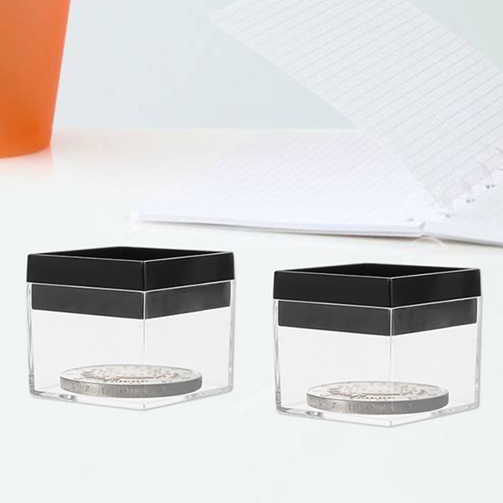 HEMOTON 12 Pcs Shadow Boxes Display Cases Stackable The Rock Cabinet ...