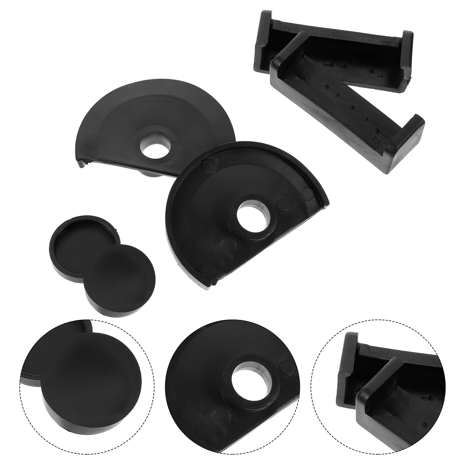 HEMOTON 12 Pcs Vise Pad 防滑胶垫配件 Bench Attachments Jaw Pads - Walmart.com