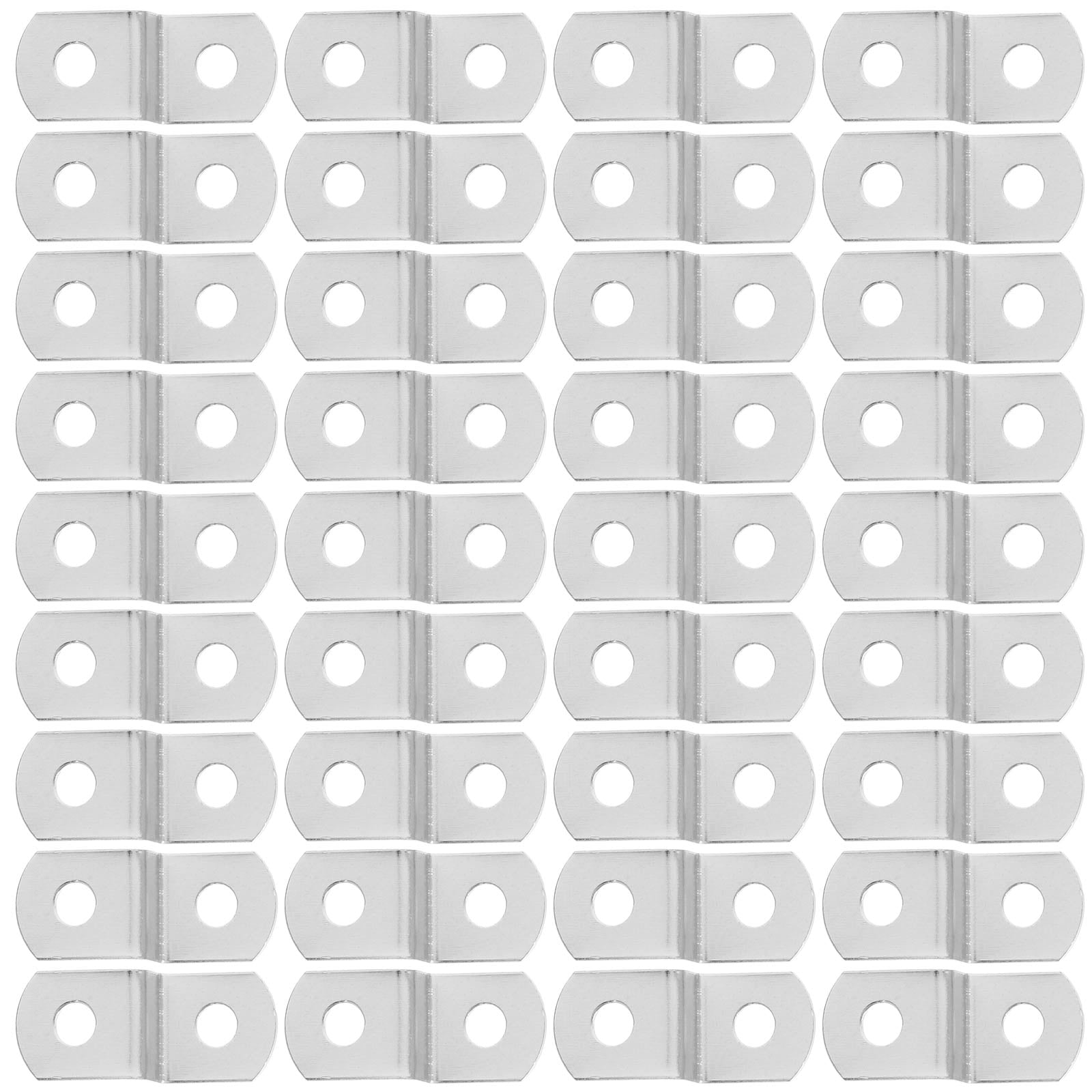 HEMOTON 120 Pcs Corner Code Connectors Flush Mounting Hardware Brackets ...