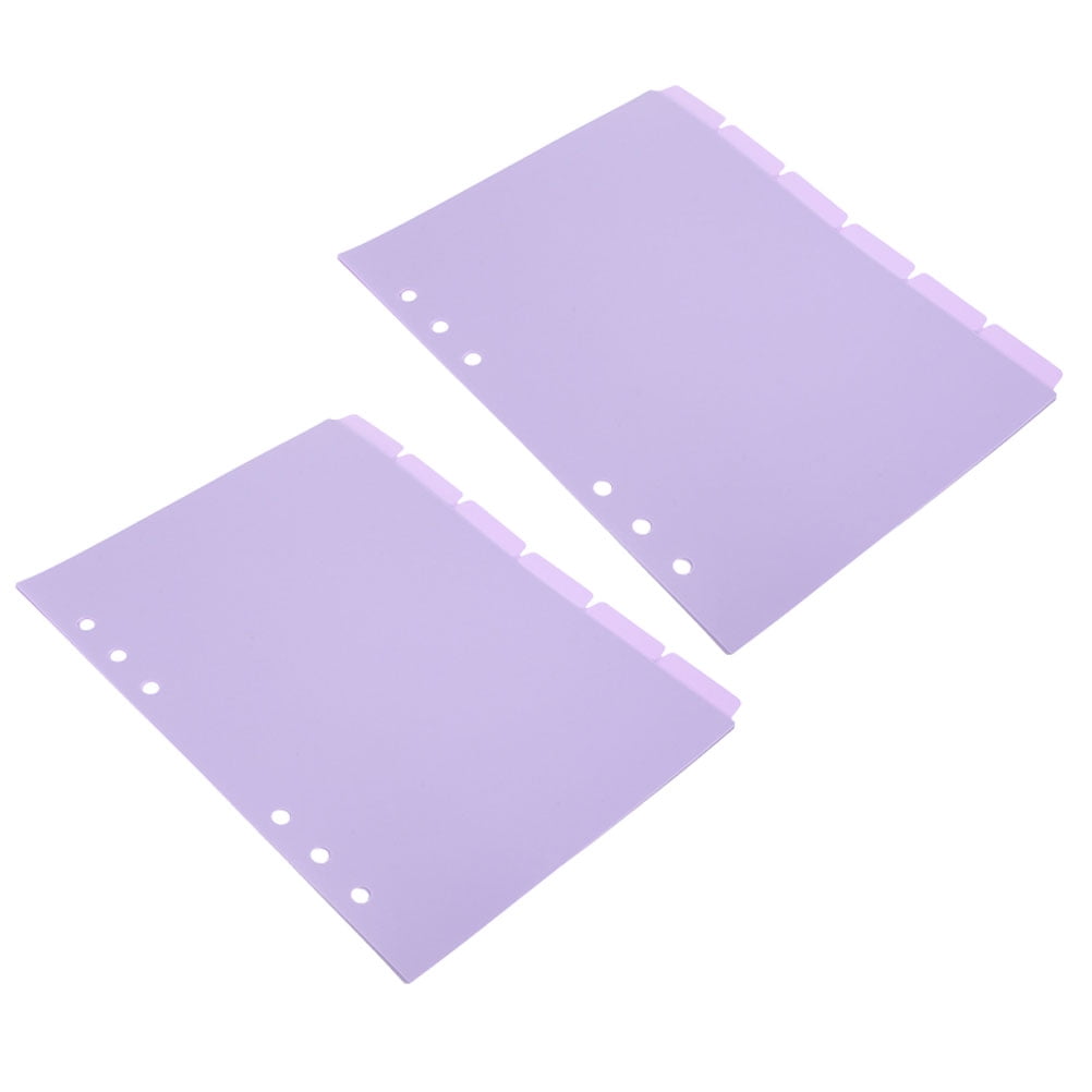 HEMOTON 12Pcs Office Binder Dividers Convenient Notebook Dividers Daily ...