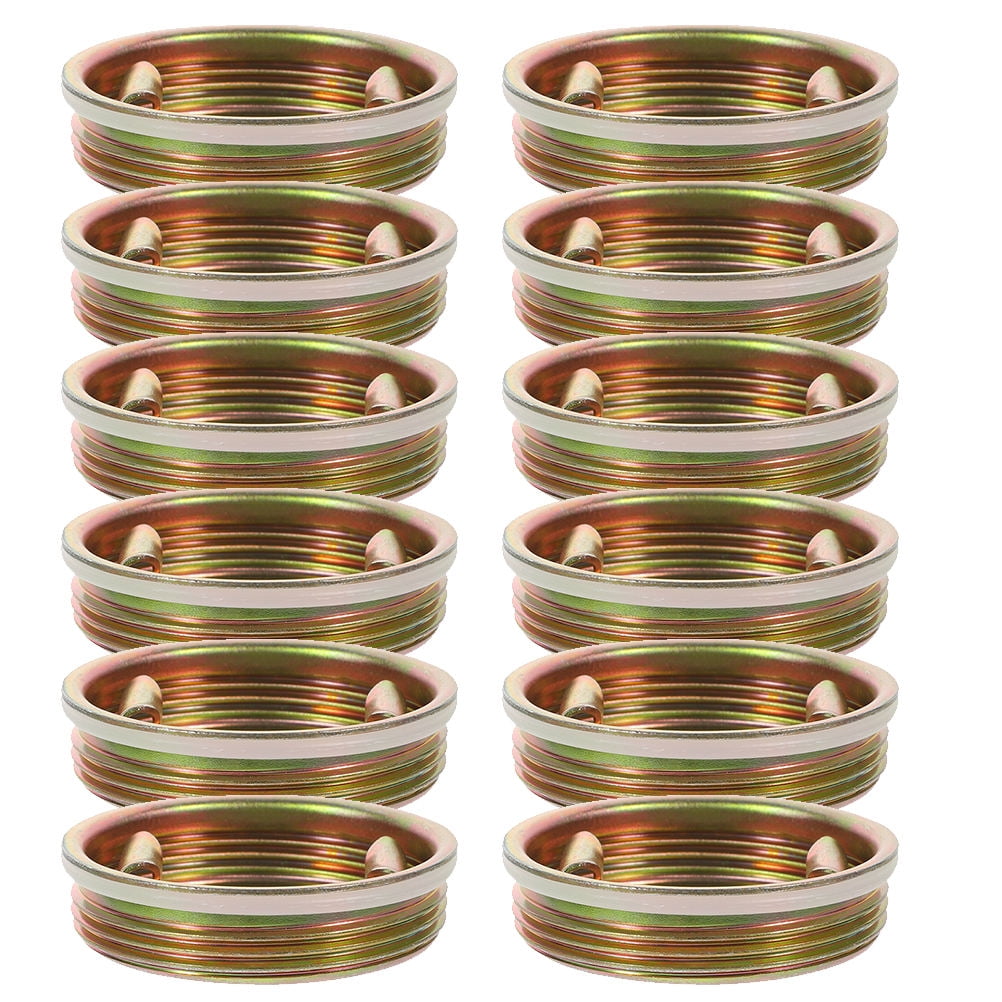 HEMOTON 12pcs Drum Plug Oil Drum Plug Oil Barrel Cap Oil Drum Lid Bung ...