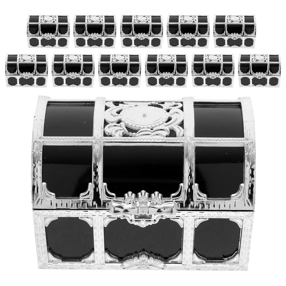 HEMOTON 12pcs Miniature Pirate Treasure Chests Box Mini Vintage Pirate ...