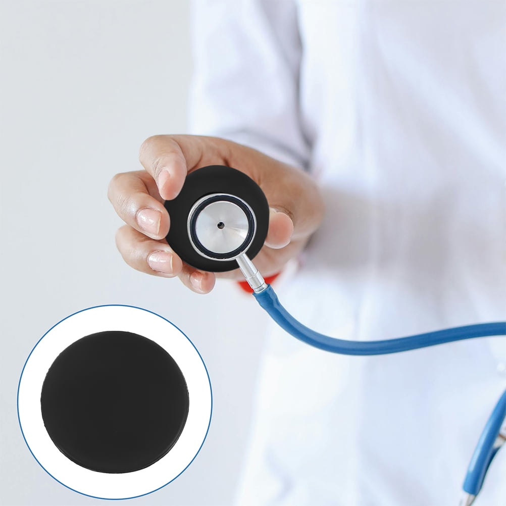 HEMOTON 12pcs Soft Silicone Stethoscope Covers Protective Headgear ...