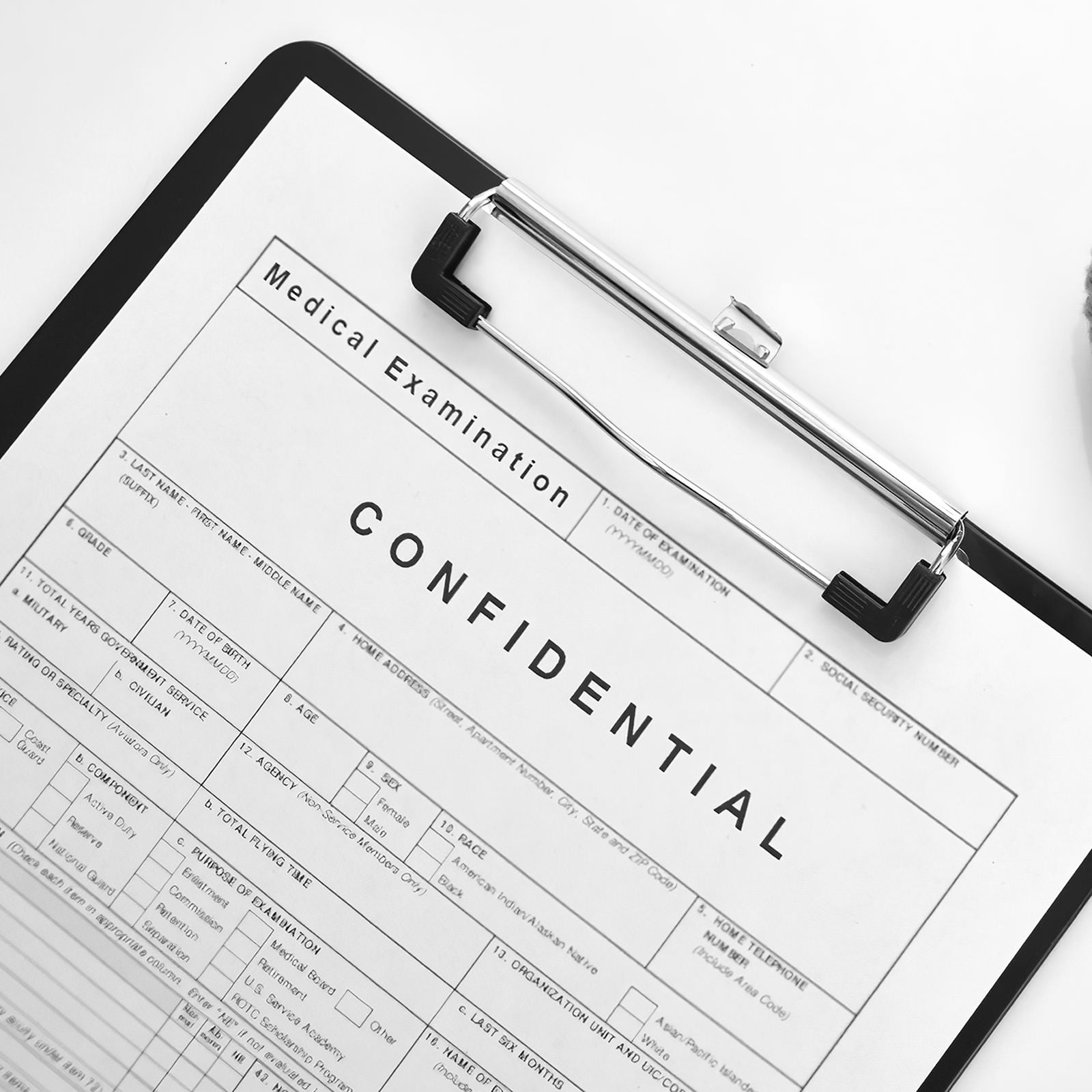 HEMOTON 15 Pcs Clipboard Clips Mountable with Storage 金属板夹子 DIY Office ...