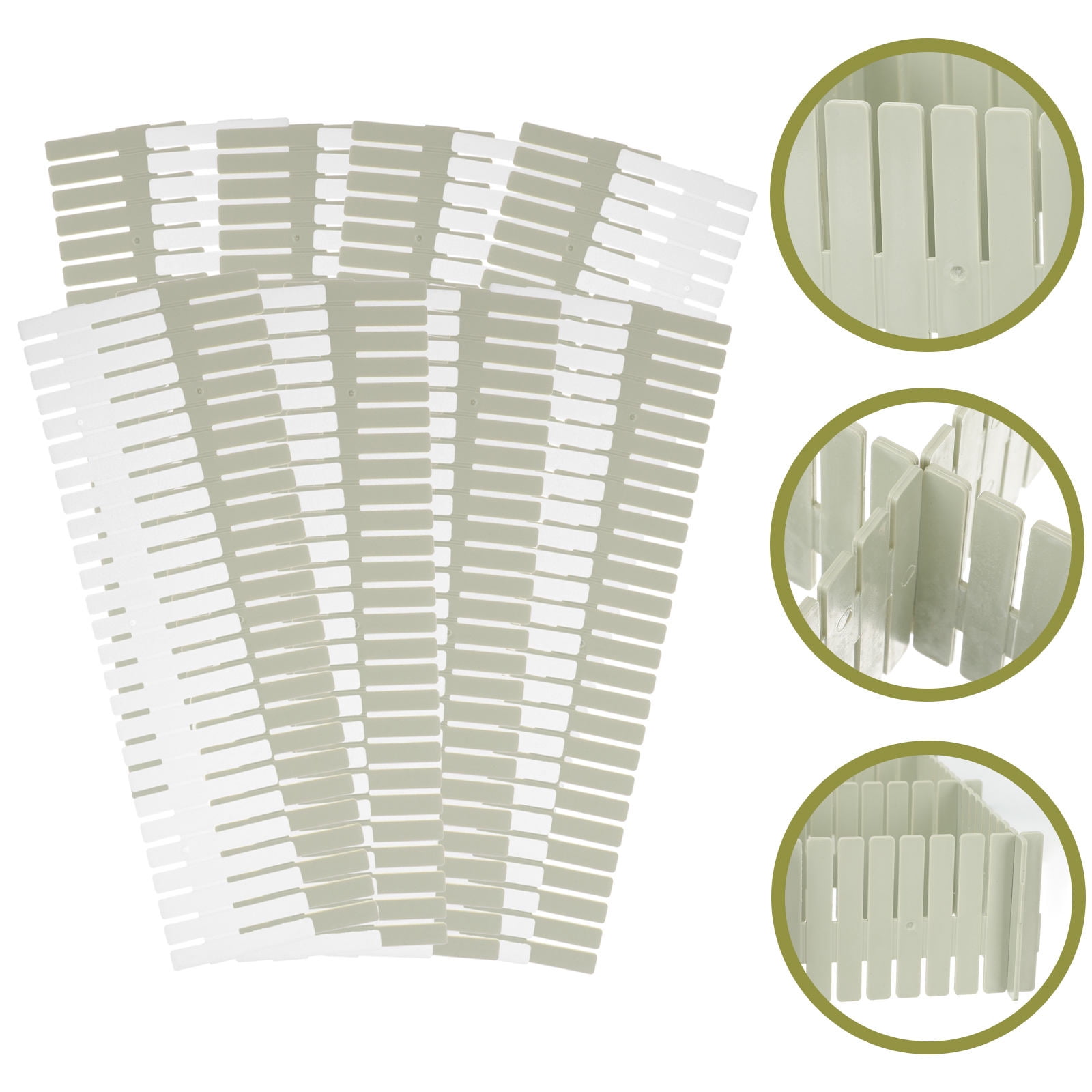 HEMOTON 16 Pcs Organizer Divider Storage Adjustable Drawer Separator ...