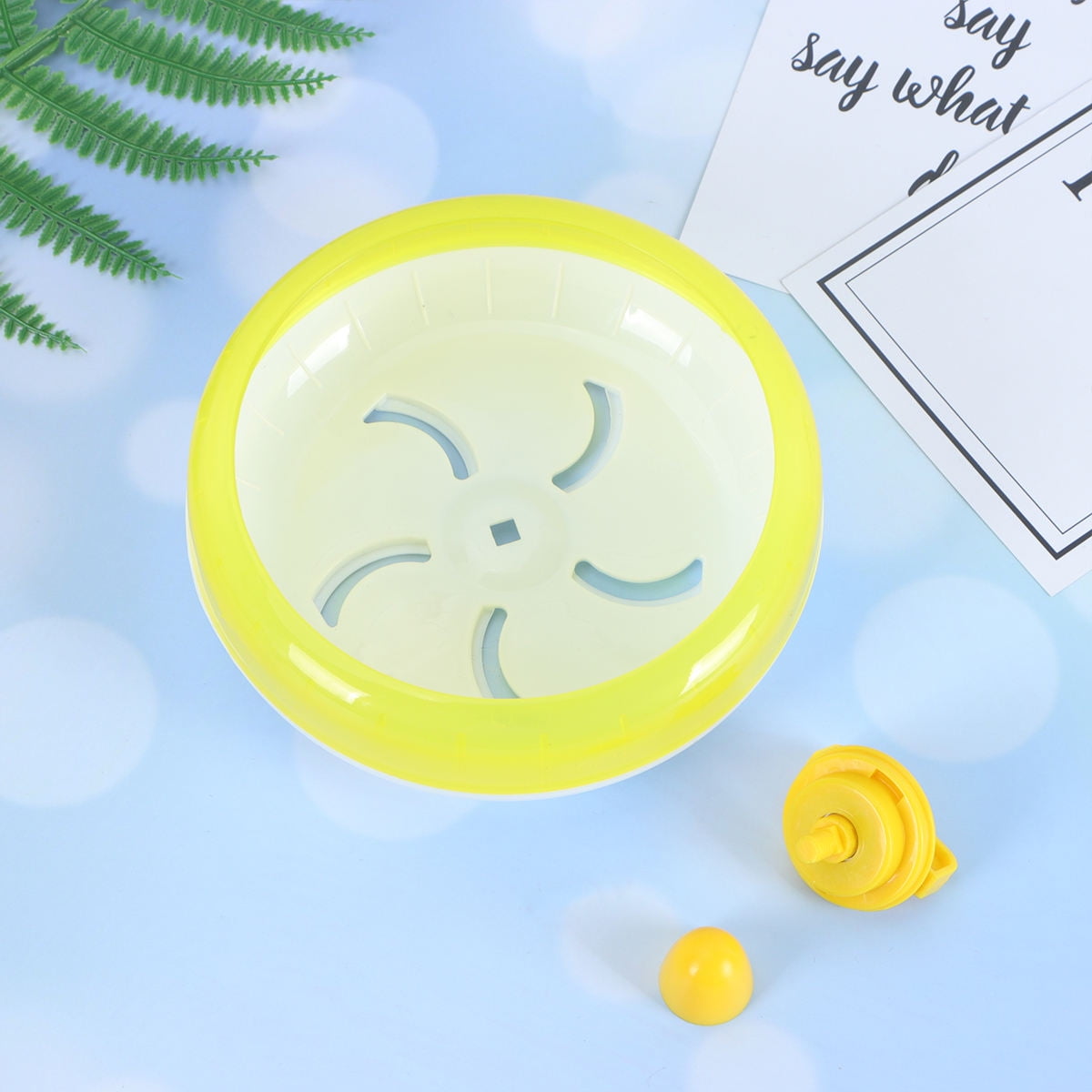 HEMOTON 18 Cm Hamster Running Wheel Small Pet Log Animal Exercise ...