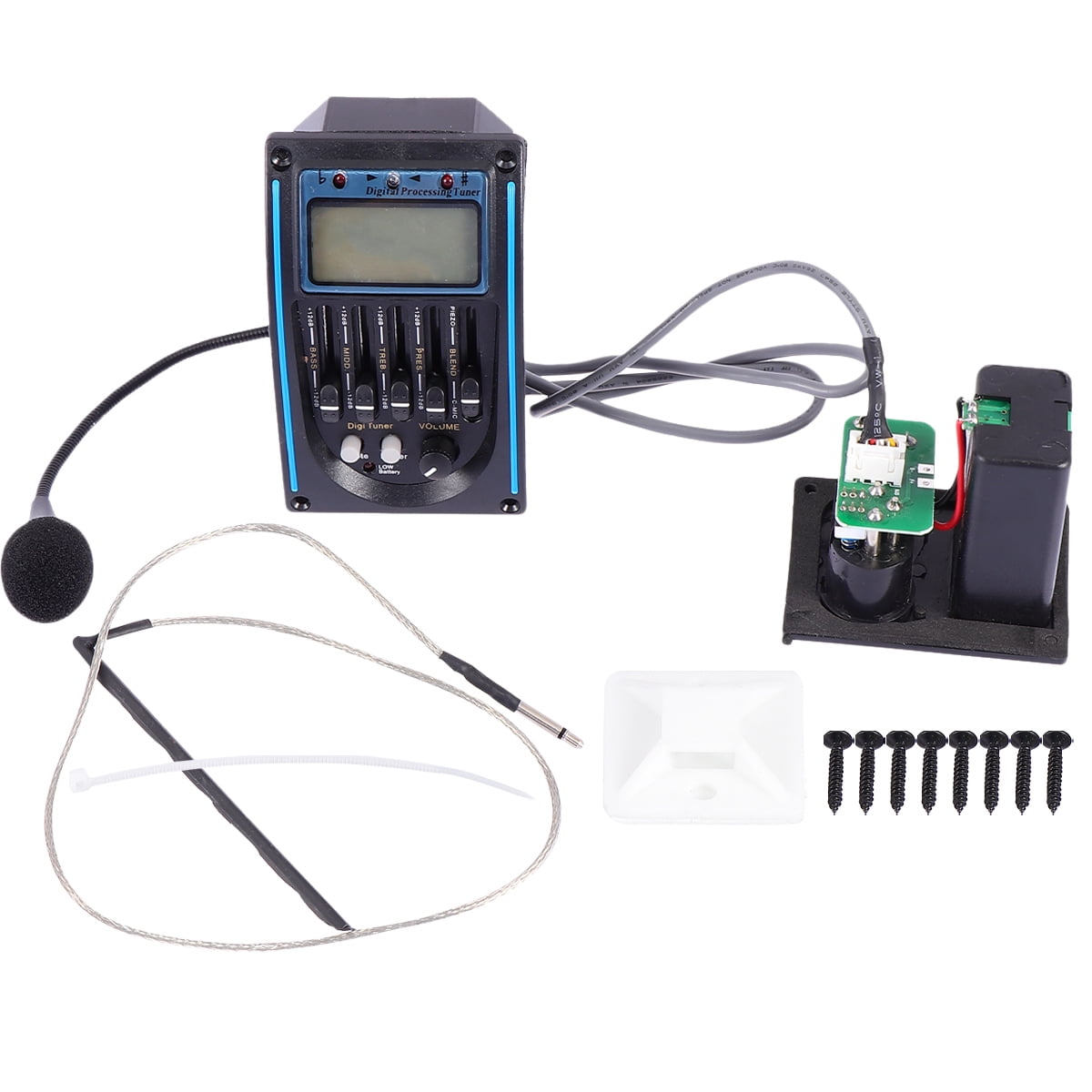 HEMOTON 1PC Guitar LC-5 Pick-up Professional Sound Pickup Preamp Piezo ...