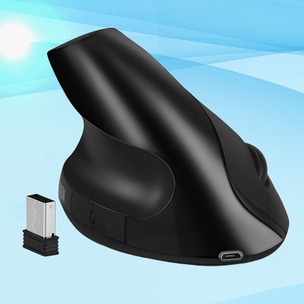 HEMOTON 1PC Human Engineering Wireless Mouse Photoelectric Mute Cool ...