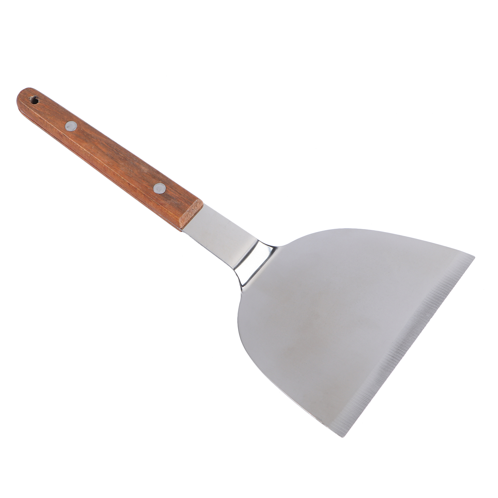 DEEPCRAFF Spatula Stainless Steel Wooden Handle 1Pcs 10.6x4.6in ...