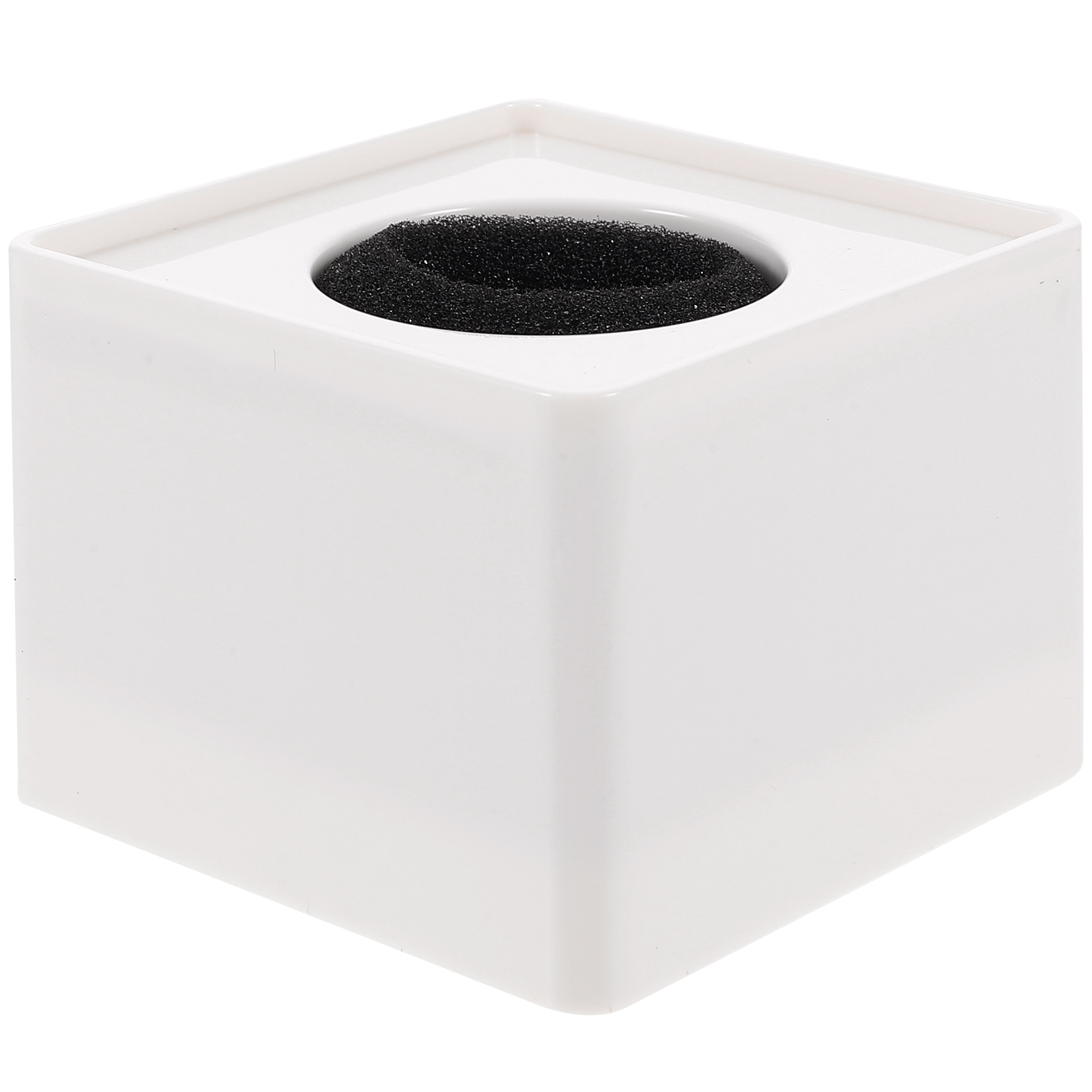 HEMOTON 1Pack Portable Easy to Carry Microphone Station Logo White ABS ...