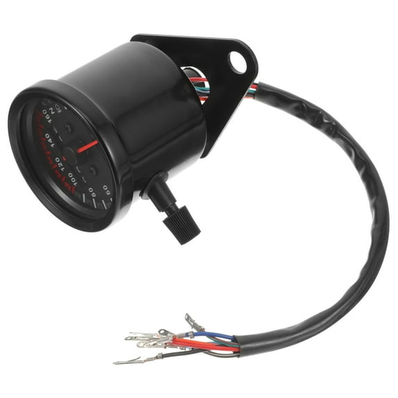 HEMOTON 1Pack Round Speedometer for Motorcycle with Turn Signal ...
