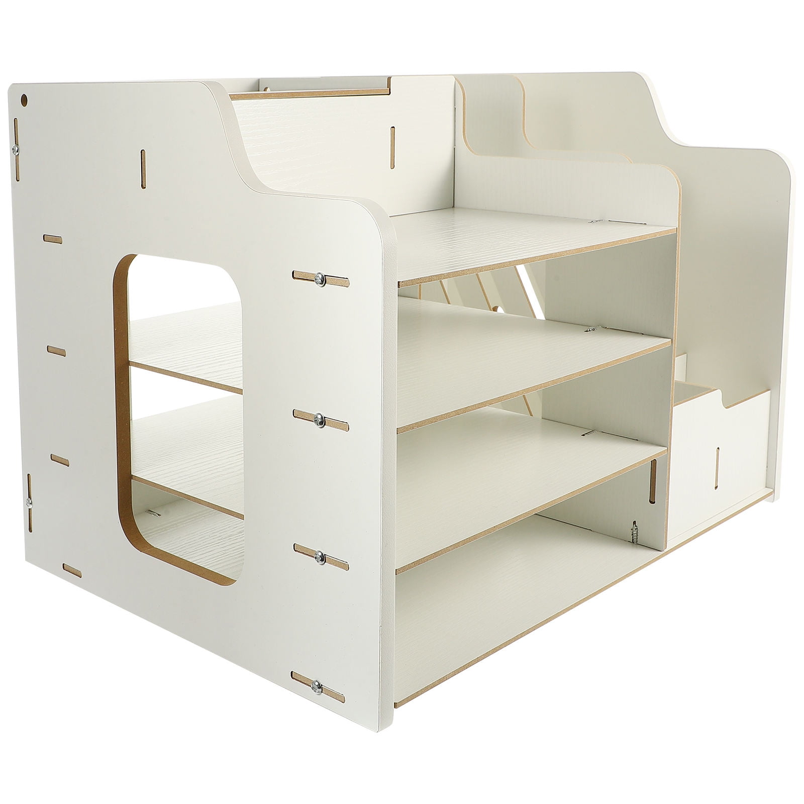 HEMOTON 1Pack White Desk Organizer for Office Supply With Pen Organizer ...