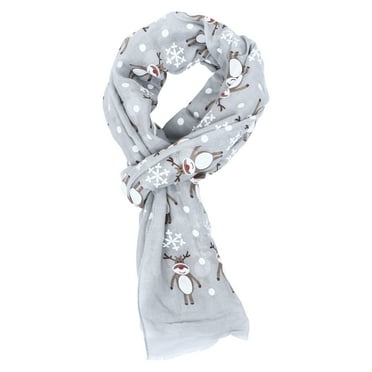 Wrapables Lightweight Winter Holiday Infinity Scarf, Snowmen - Walmart.com