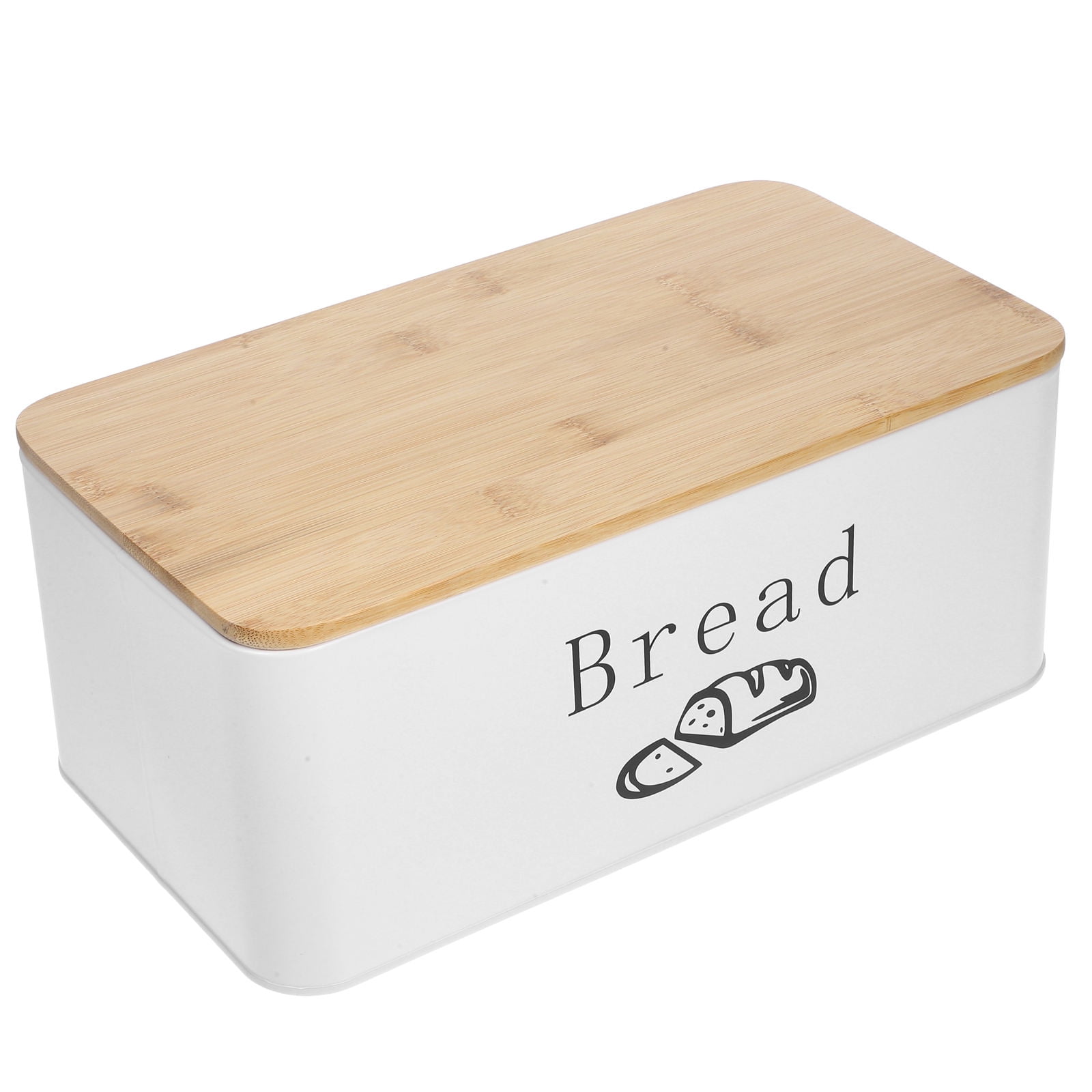 HEMOTON 1Pcs Kitchen Countertop Bread Box Rectangular Simple Design for ...