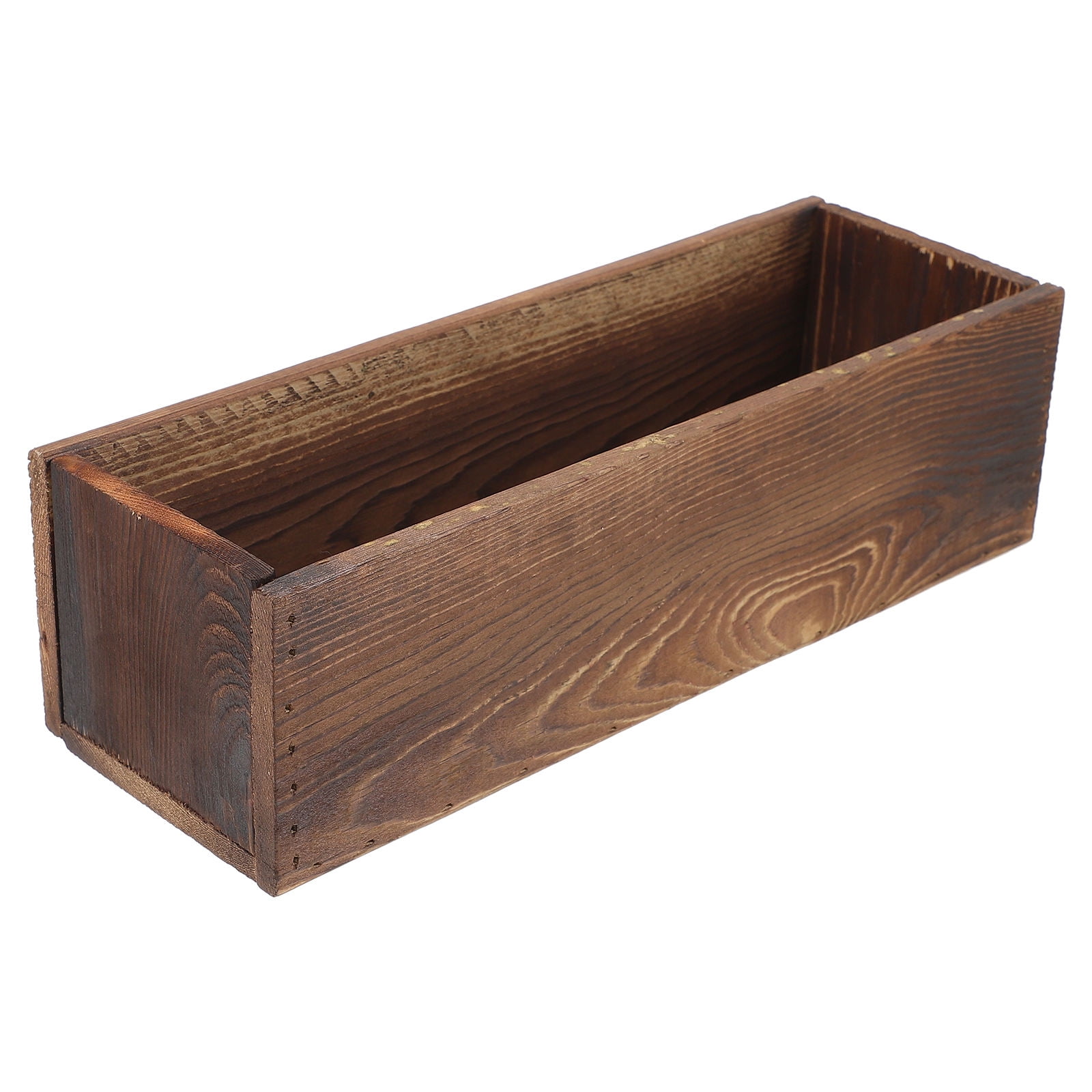 SOPOTUTU Light Brown Wooden Flower Container 1Set for Desk - Walmart.com