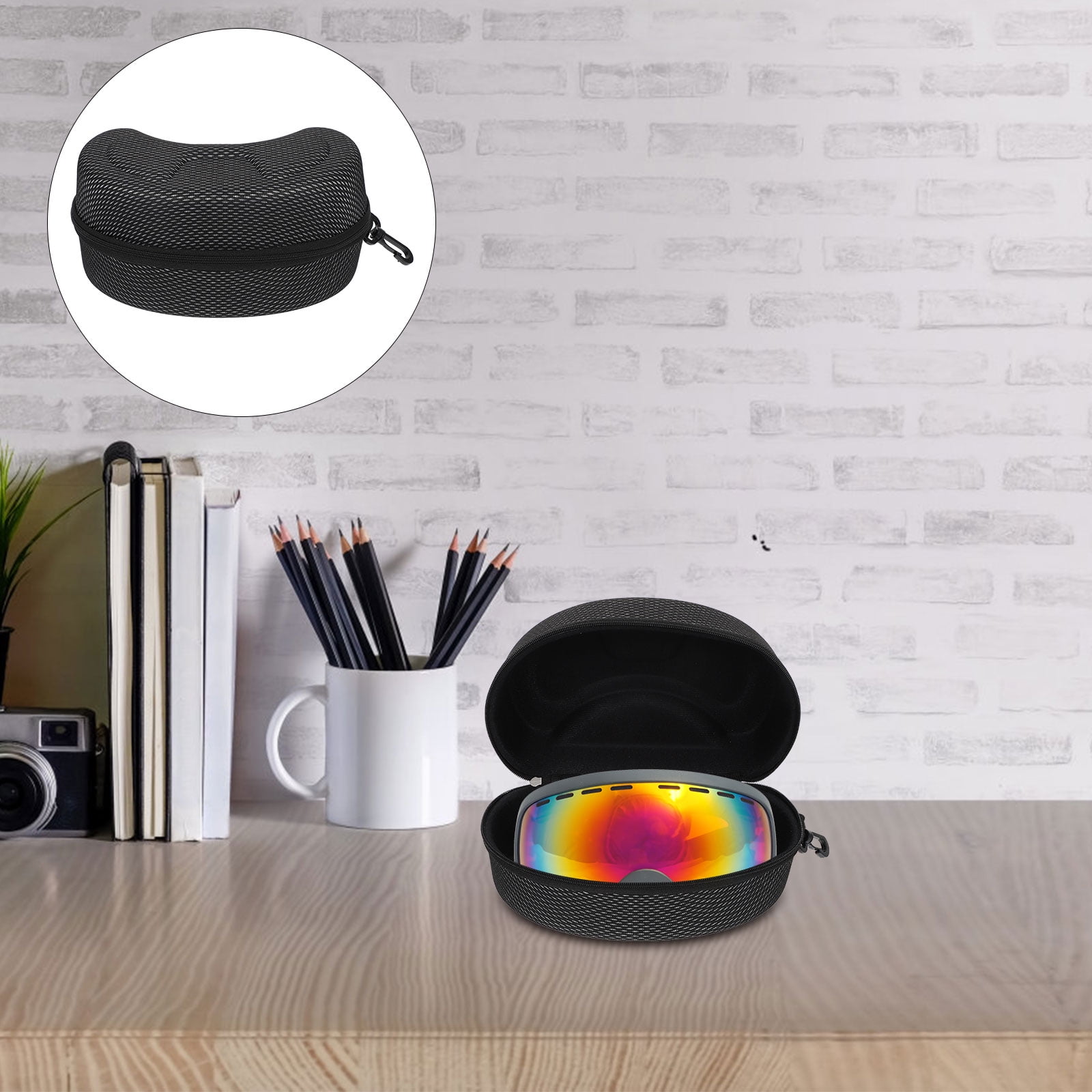 HEMOTON 1pc Portable Sunglasses Case Goggles Storage Pouch Eyewear ...