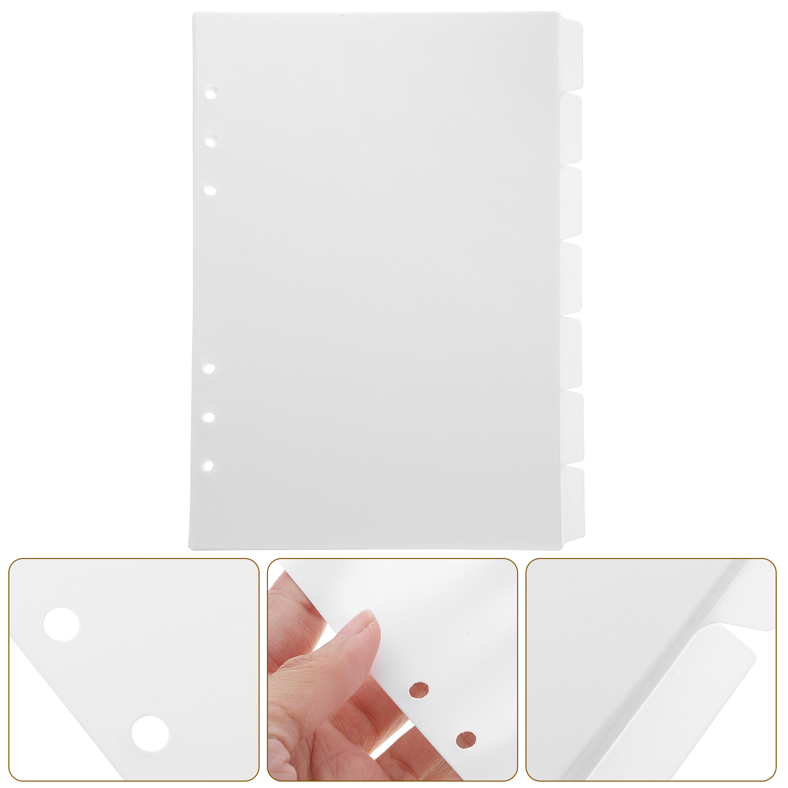 HEMOTON 2 Books Book Binder Divider Notepad Divider Detachable Divider ...