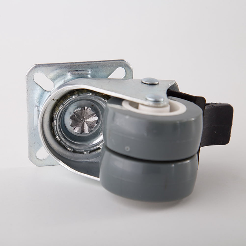 HEMOTON 2 Inch Caster Wheels Brake Casters with 360 Degree Swivel Plate ...