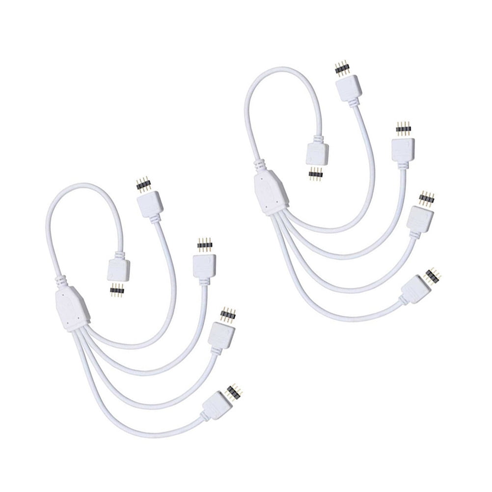 HEMOTON 2 PCS/Set Light Strip Connector RGB LED Chips Splitter ...