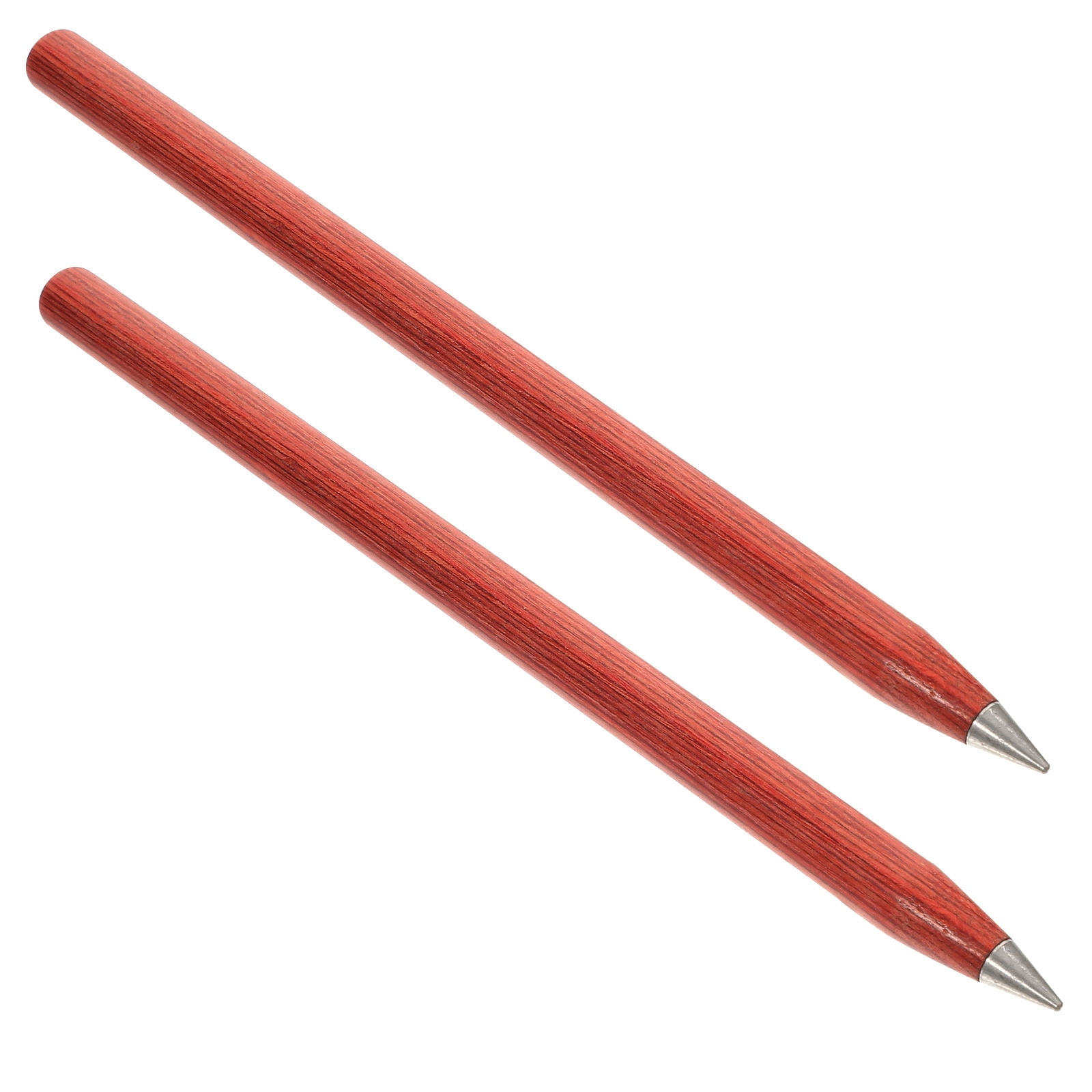 HEMOTON 2 Pack Portable Inkless Pencils for Daily Use Brown Wood and ...