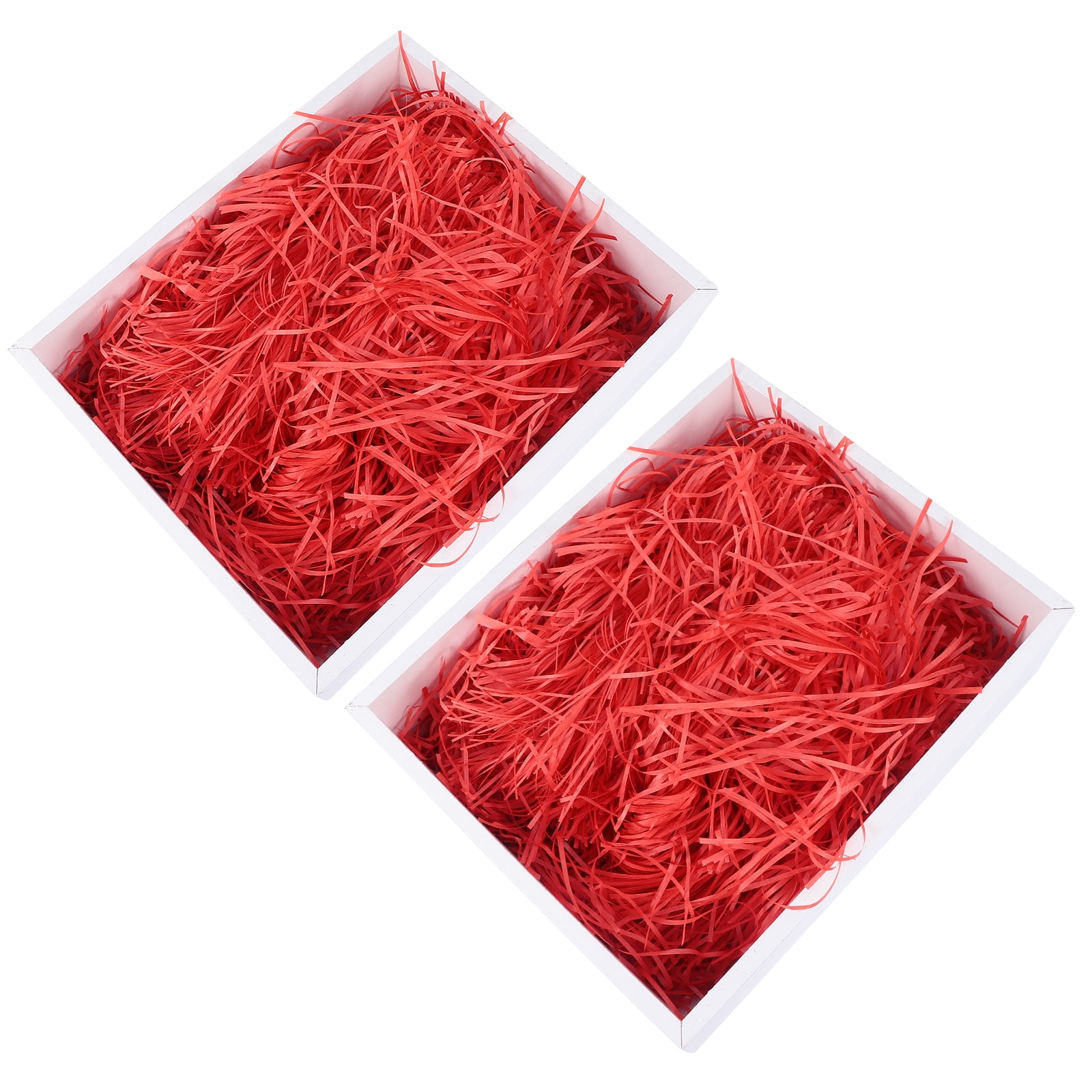 HEMOTON 2 Packs Raffia Decorative Filler for Gift Boxes Shred Paper ...