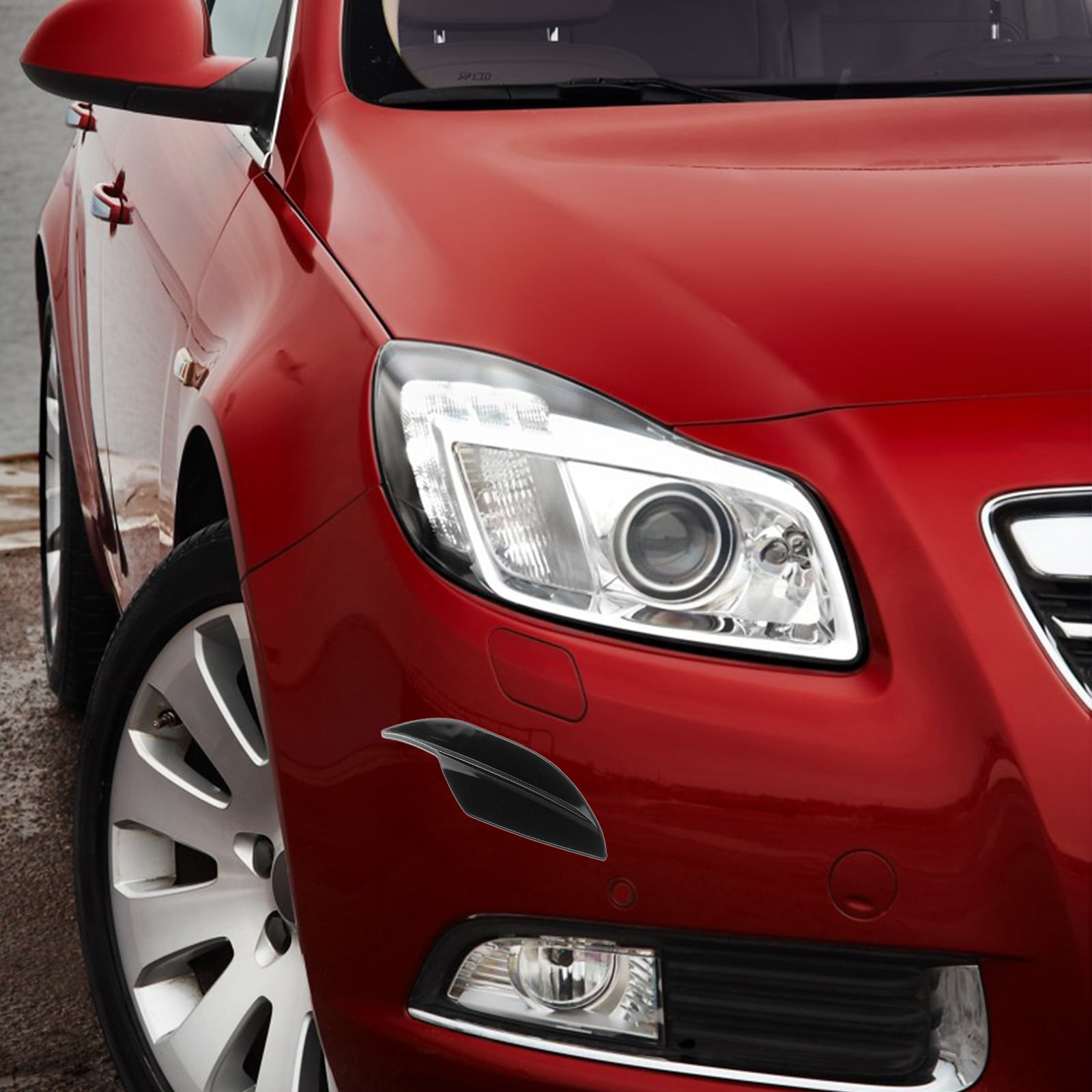 HEMOTON 2 Pairs Car Lower Bumper Diffuser Anti-crash Spoiler Fin ...