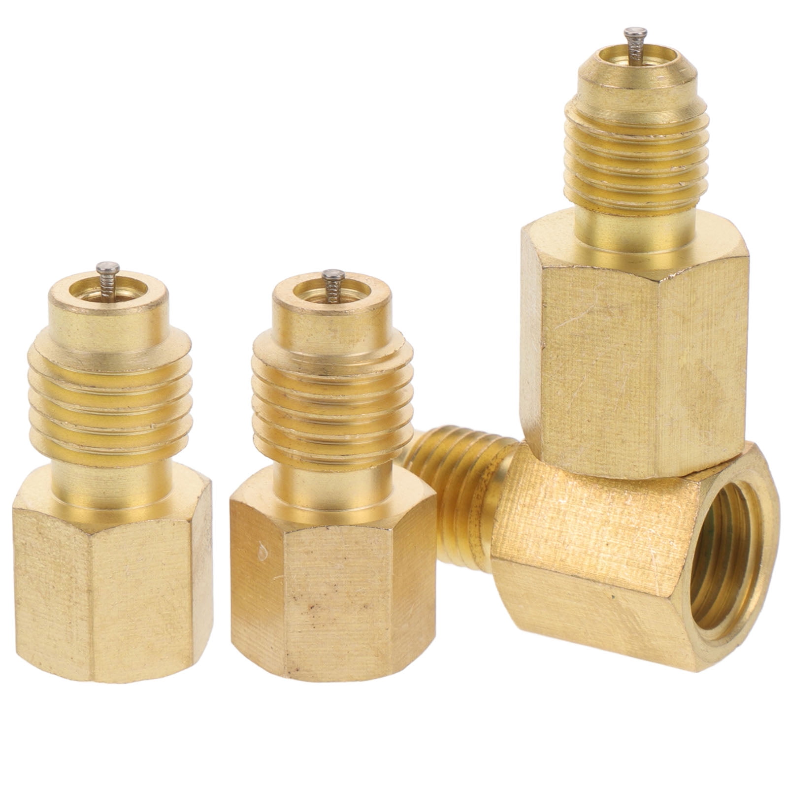 HEMOTON 2 Pairs Car Refrigerant Tank Adapter Car Air Conditioner ...