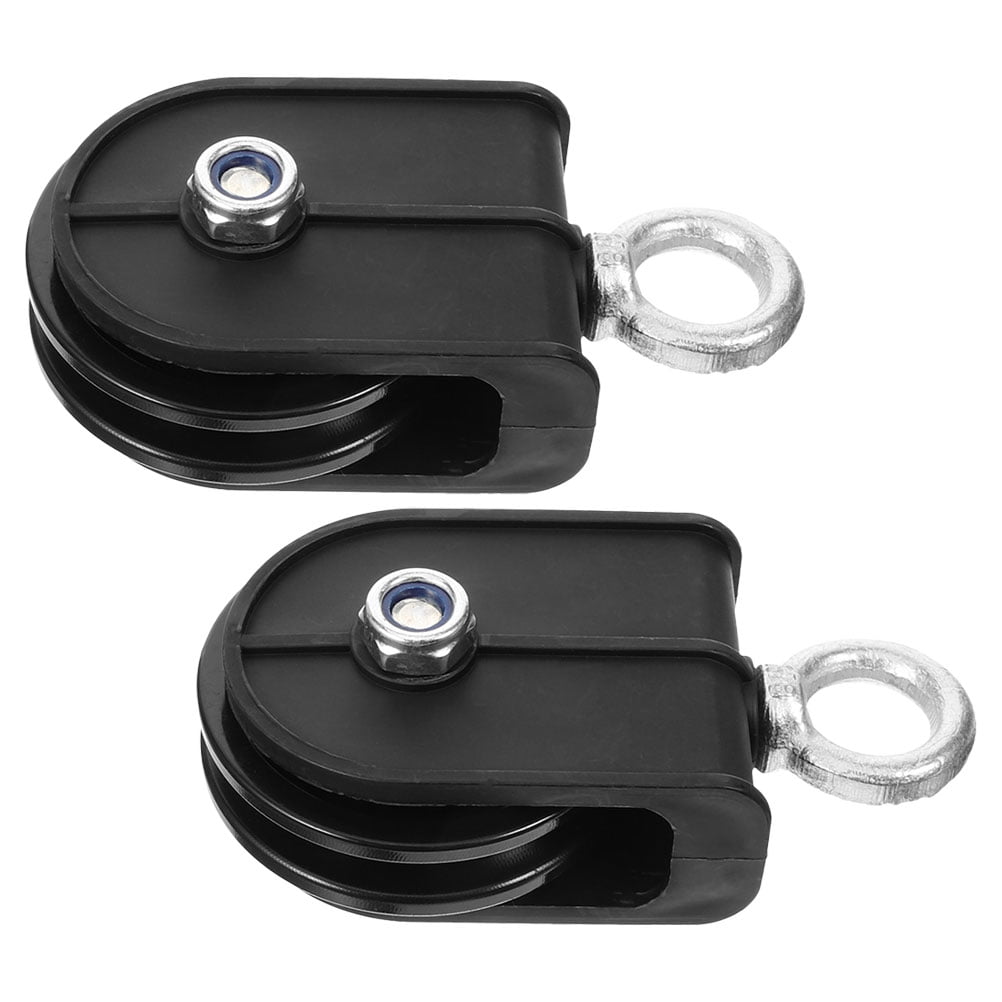 HEMOTON 2 Pcs Cable Gym Wheel Aluminum Alloy Pulley Fitness - Walmart.com