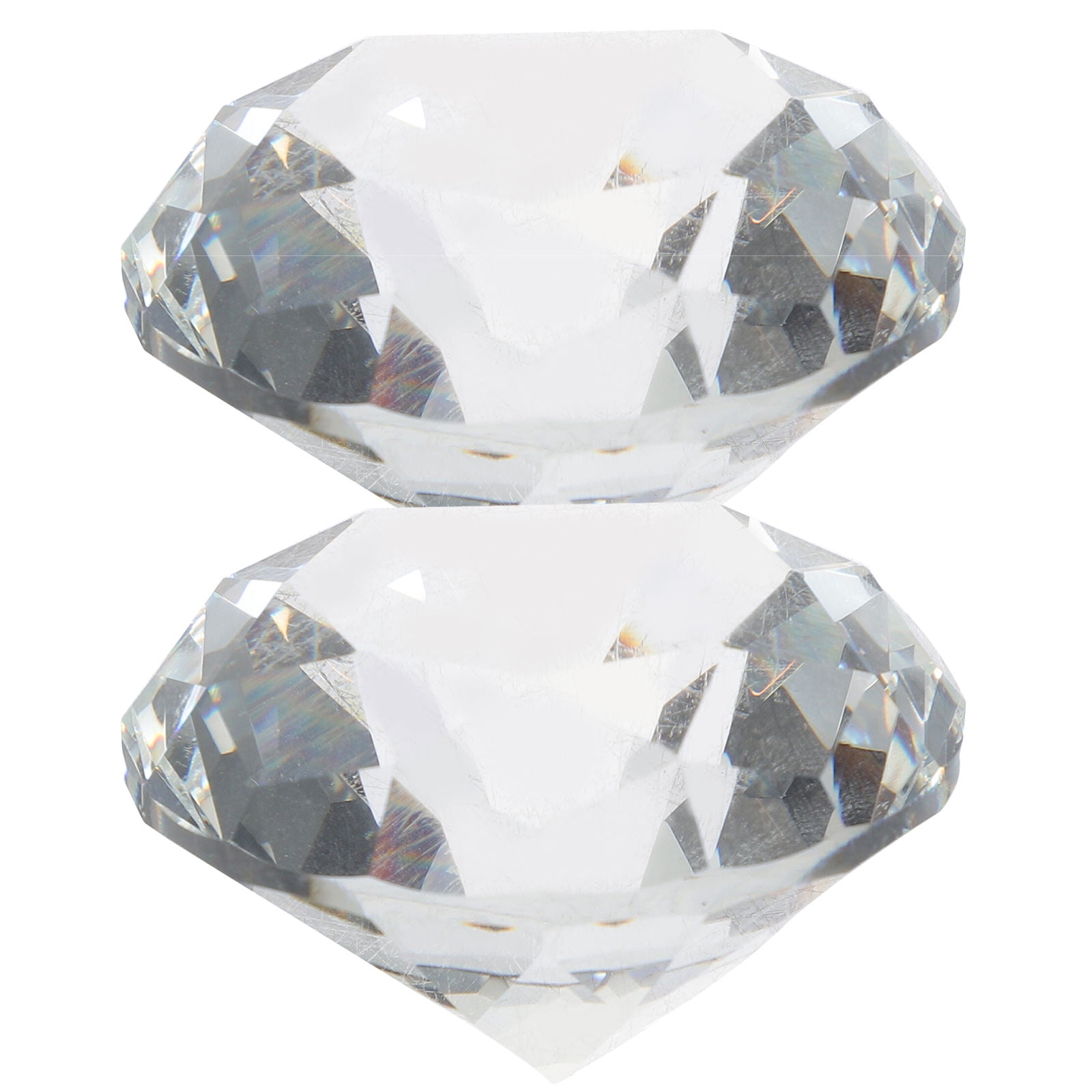 HEMOTON 2 Pcs Crystal Diamond Decoration Bridal Shower Decorations ...