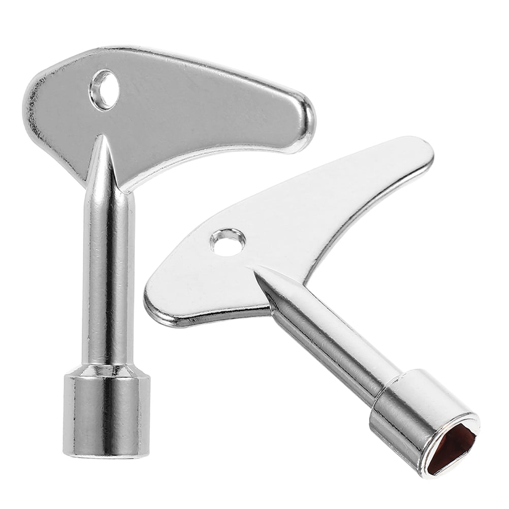 HEMOTON 2 Pcs Drop Elevator Door Key Triangle Socket Spanner Key ...