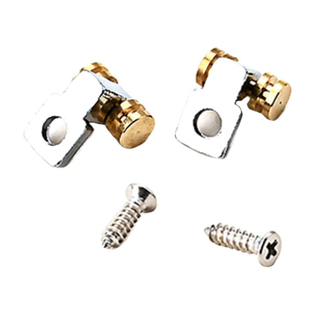 Silver Metal String Retainers with Roller Guide for Electric Guitar ...