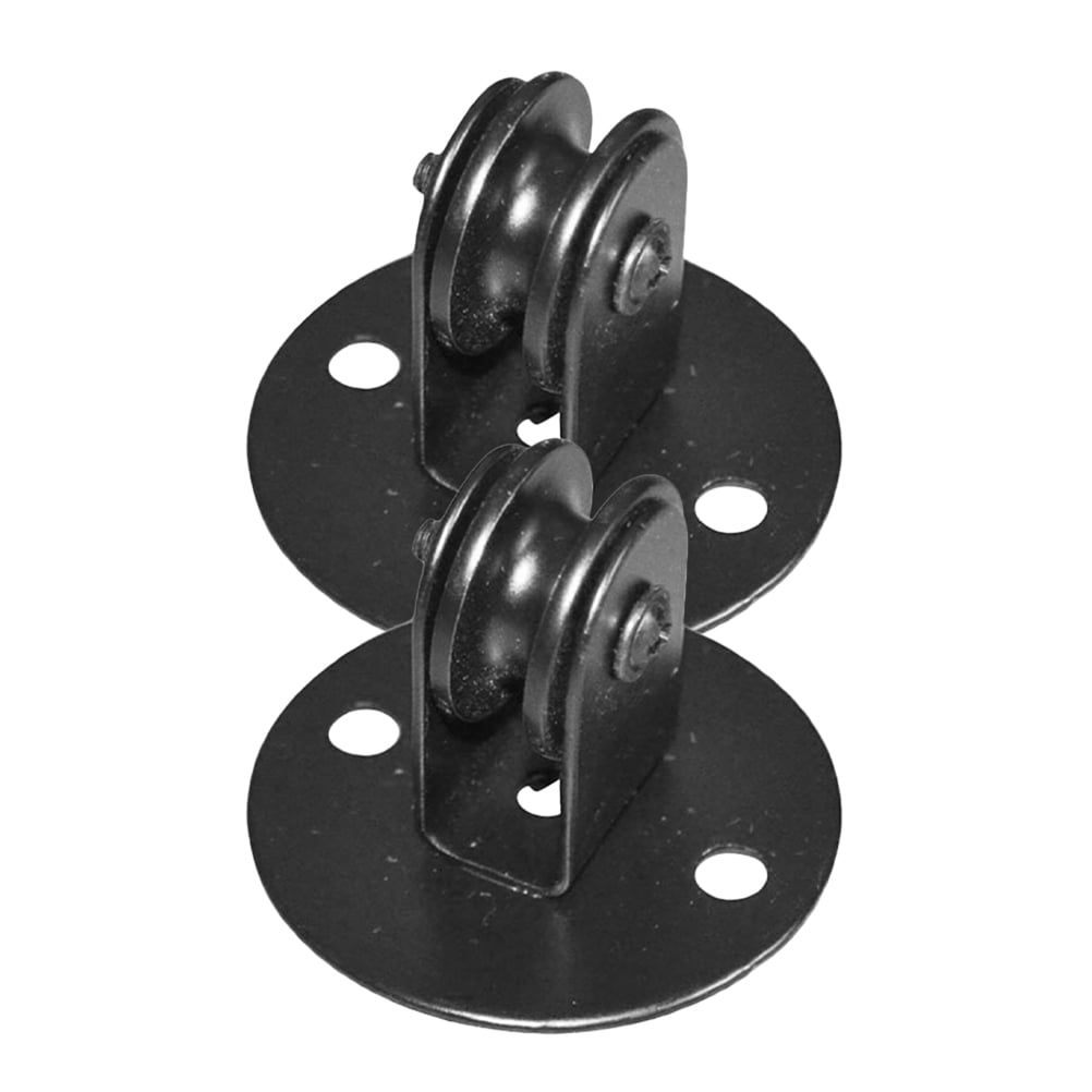 HEMOTON 2 Pcs Hanging Wire Ceiling Pulley for Garage Chandelier ...