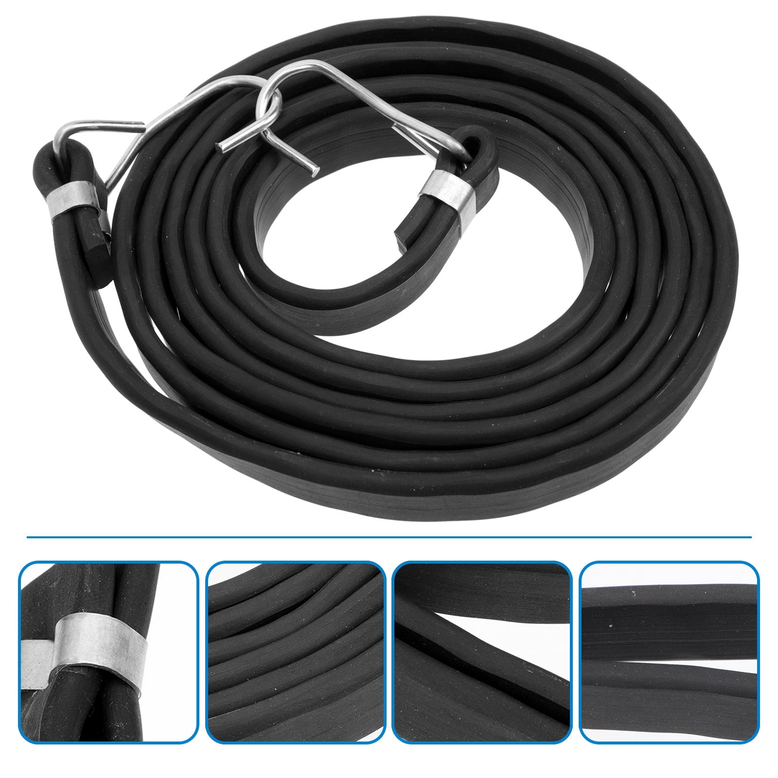 HEMOTON 2 Pcs Lashing Mooring Rope Cargo Motorbike Belt Tie-down ...