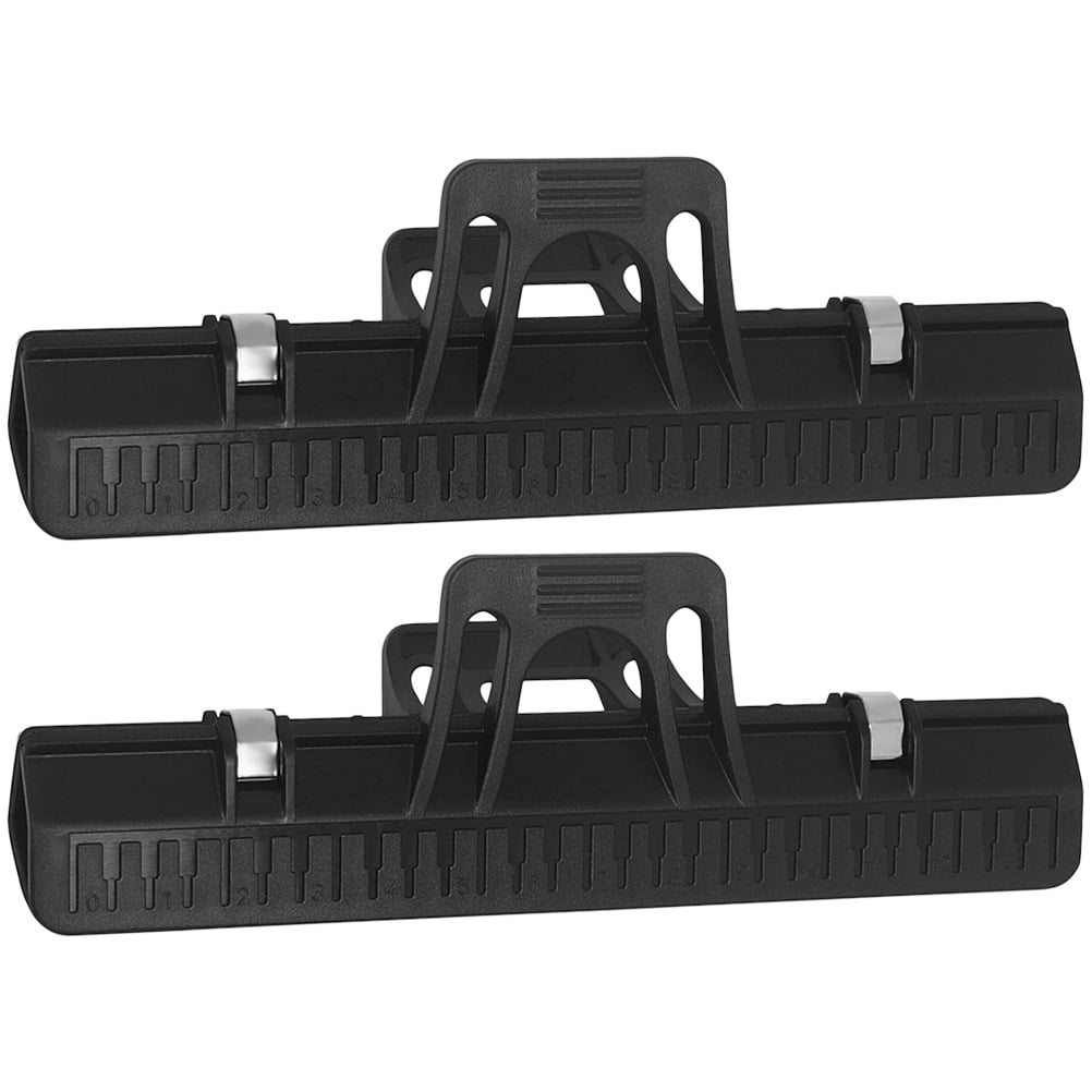 HEMOTON 2 Pcs Simple Large Hinge Clip Transparent Reading Clips Music ...