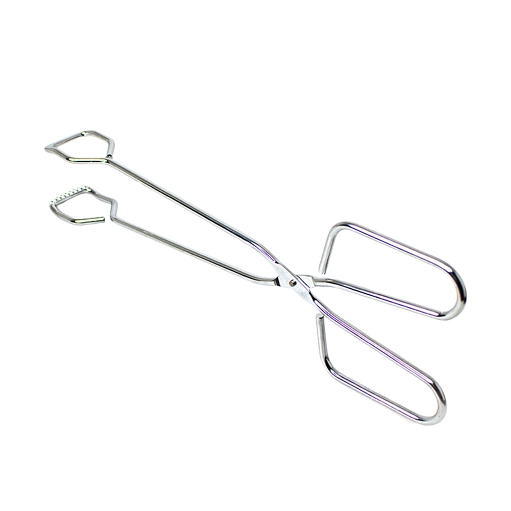 HEMOTON 2 Pcs Stainless Steel Serving Tongs, Long Style BBQ & Toast ...
