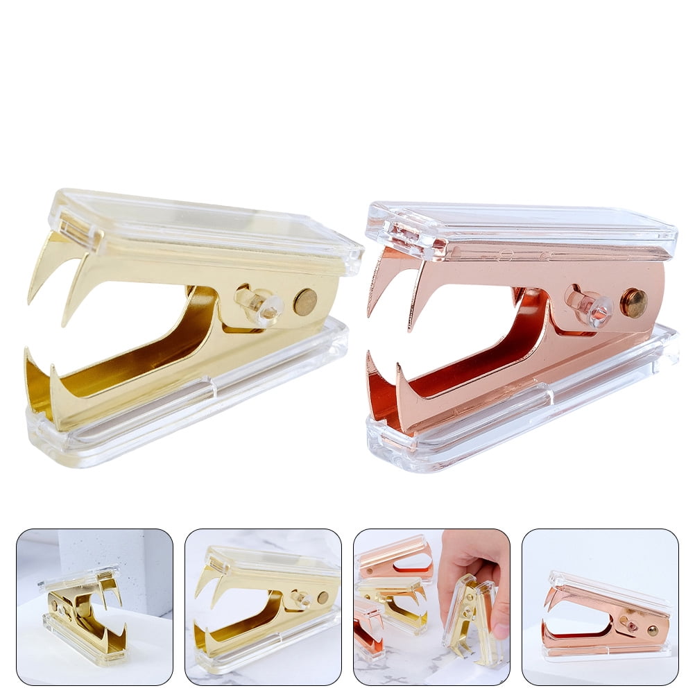 EXHUMKY Rectangular Acrylic Stapler 2Set 2.4x1.6x0.6in - Walmart.com
