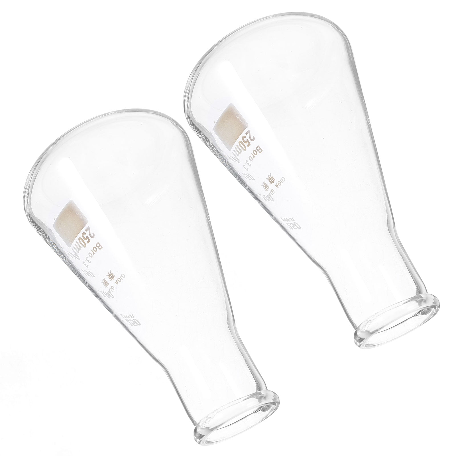 HEMOTON 2 Pcs Thickened Glass Conical Bottle Volumetric Flasks ...