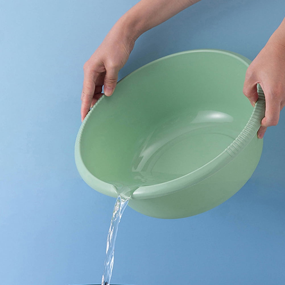 HEMOTON 2 Pcs Washing up Bowl Rectangular Plastic Washbasin - Walmart.com