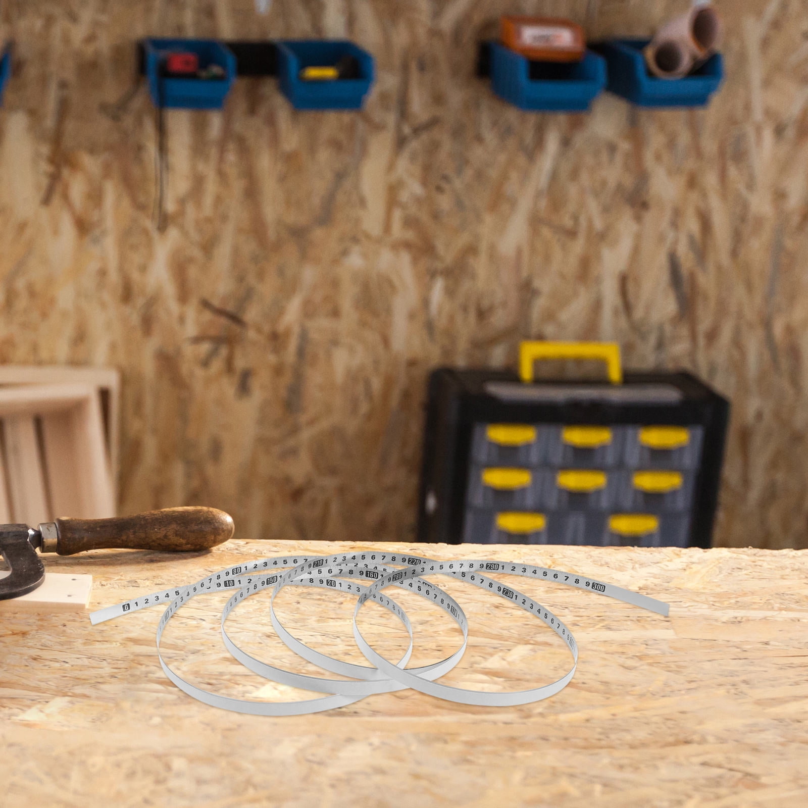 HEMOTON 2 Rolls Self-Adhesive Ruler Tape For Carpentry Tables ...