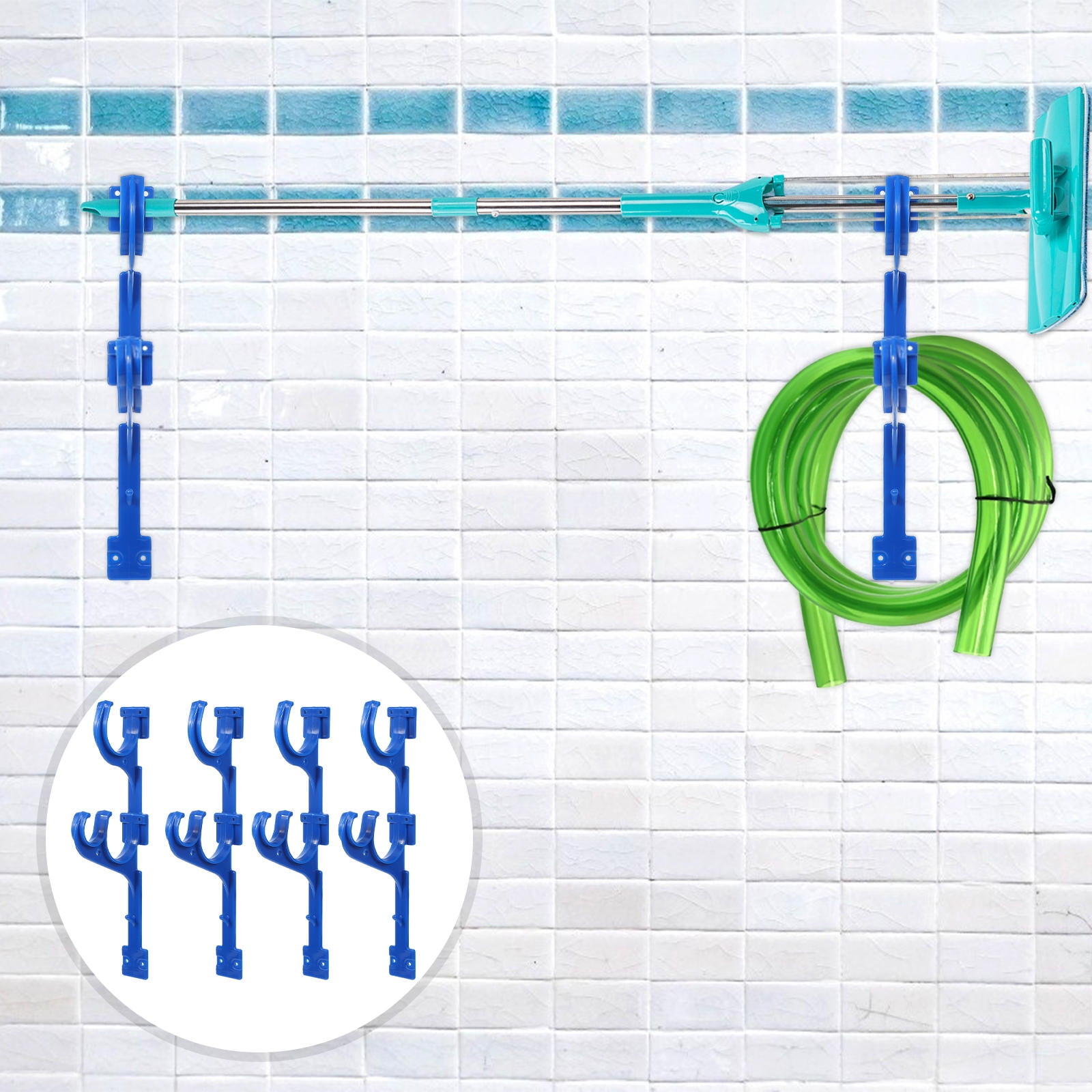HEMOTON 2 Sets Pool Equipment Holder Design For Family And Friends ...