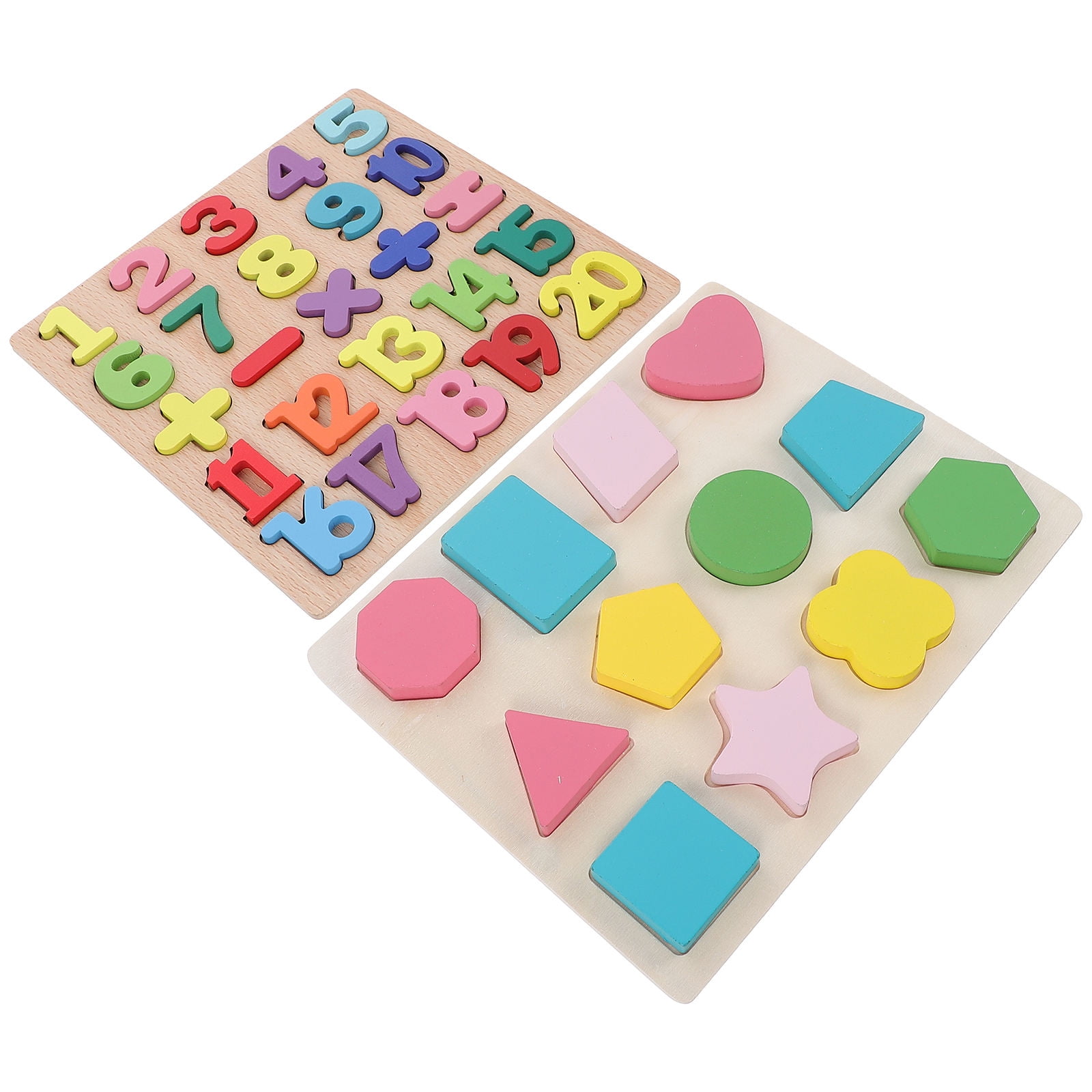 HEMOTON Assorted Color Shape Puzzle Toy for Infant Learning and ...