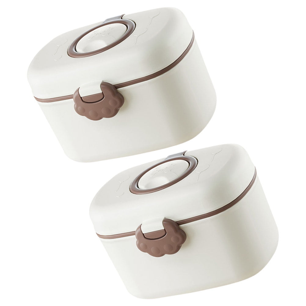 HEMOTON 2 pcs Formula Container Portable Milk Powder Dispenser Milk ...