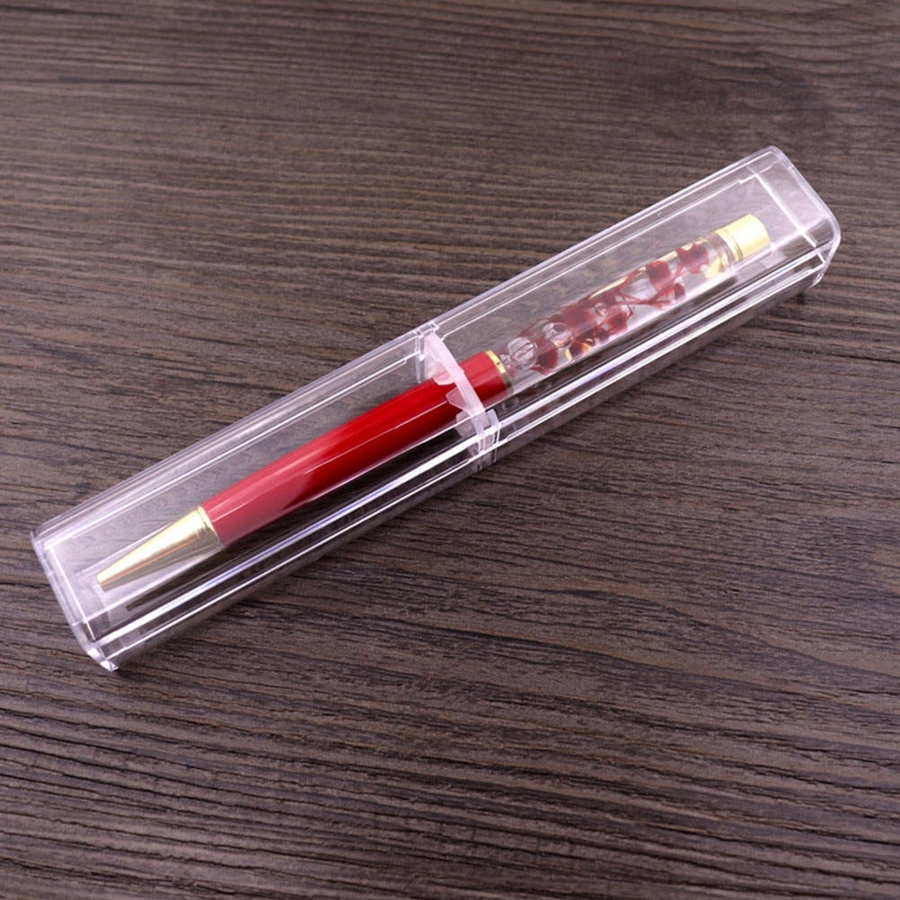 EXHUMKY Pen Storage Case Plastic Empty Single Pen Display Box 20Set ...