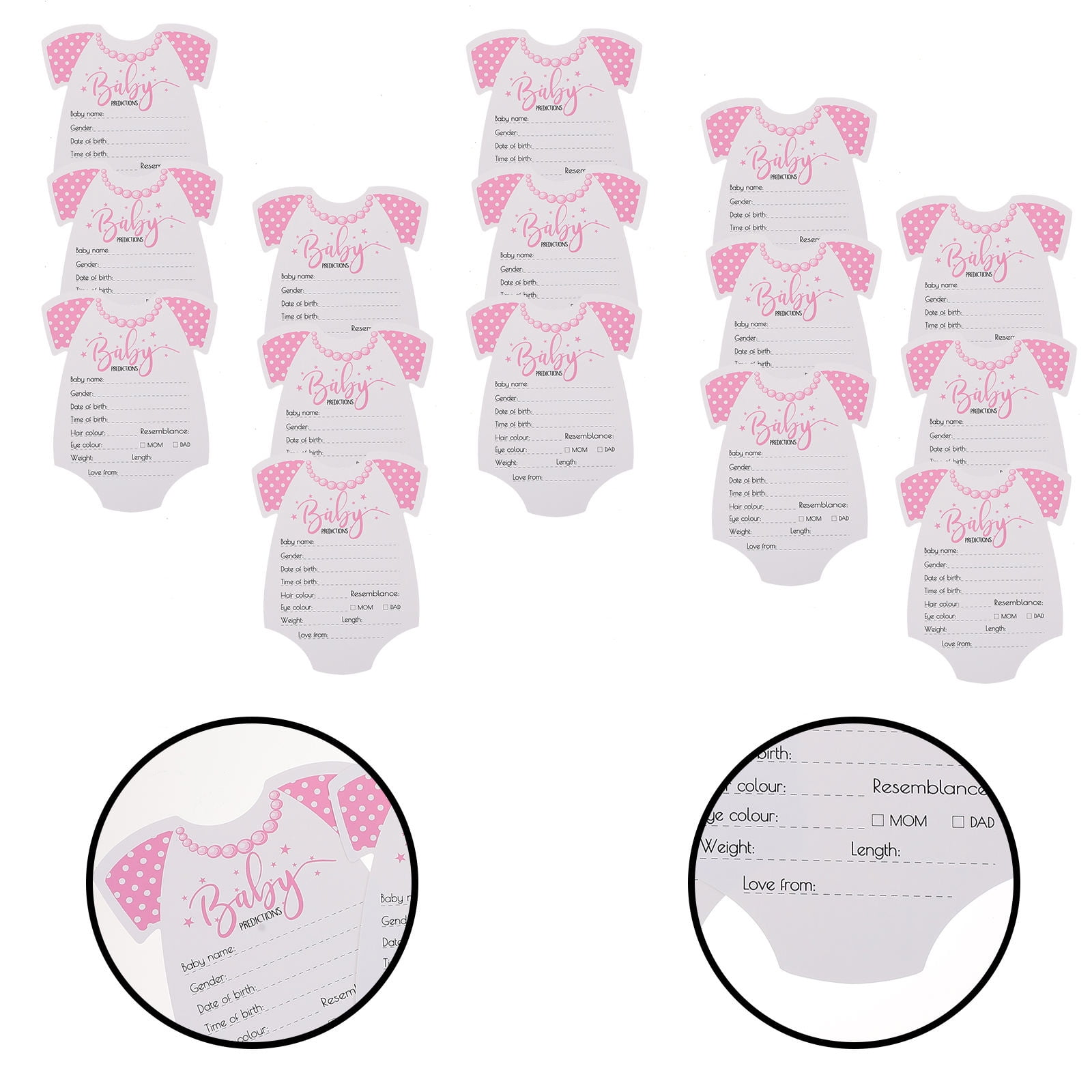 HEMOTON 20 Pcs Newborn Month Sticker Card Baby Shower Supplies Baby Boy ...