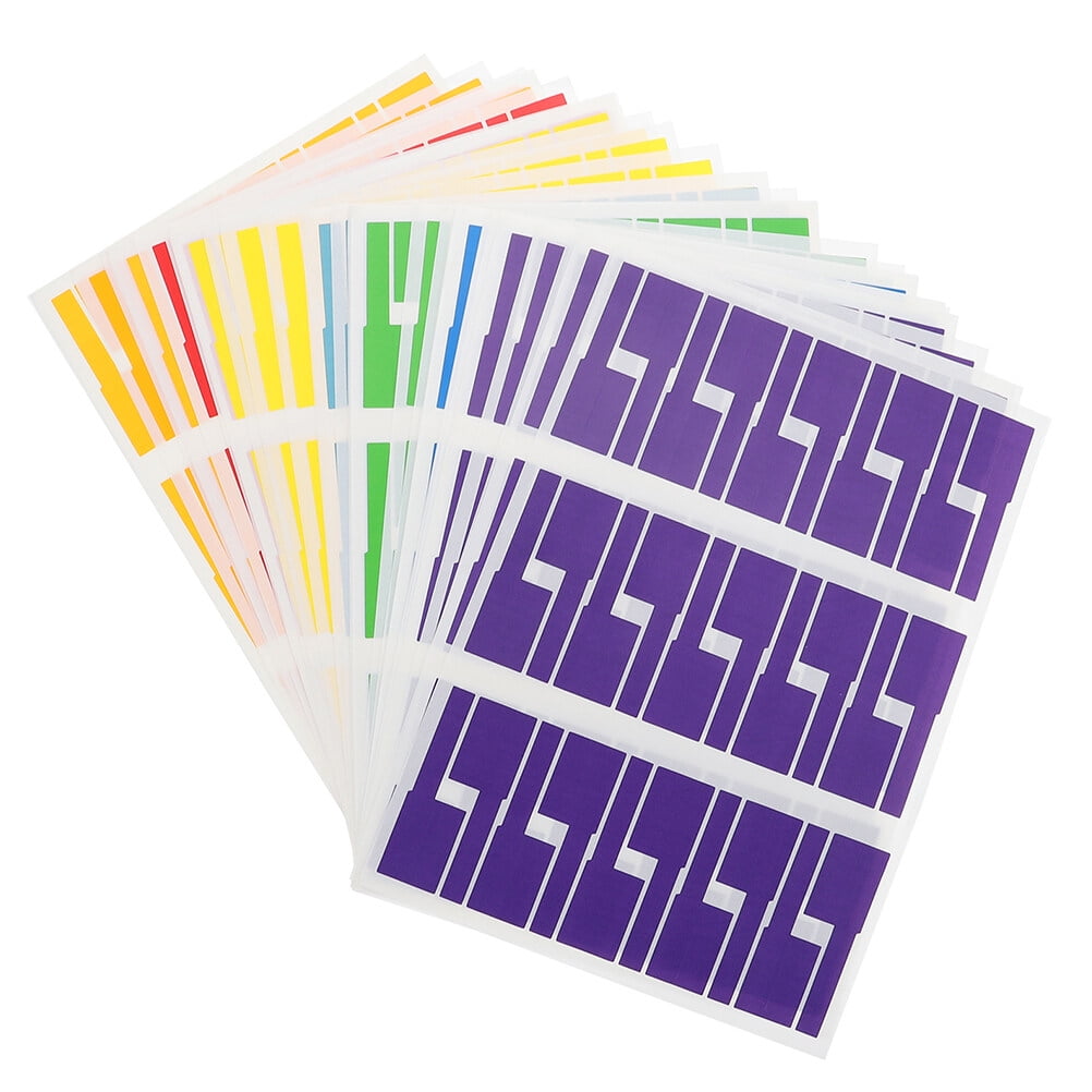 HEMOTON 20 Sheets Cord Labels for Electronics Cable Organization ...