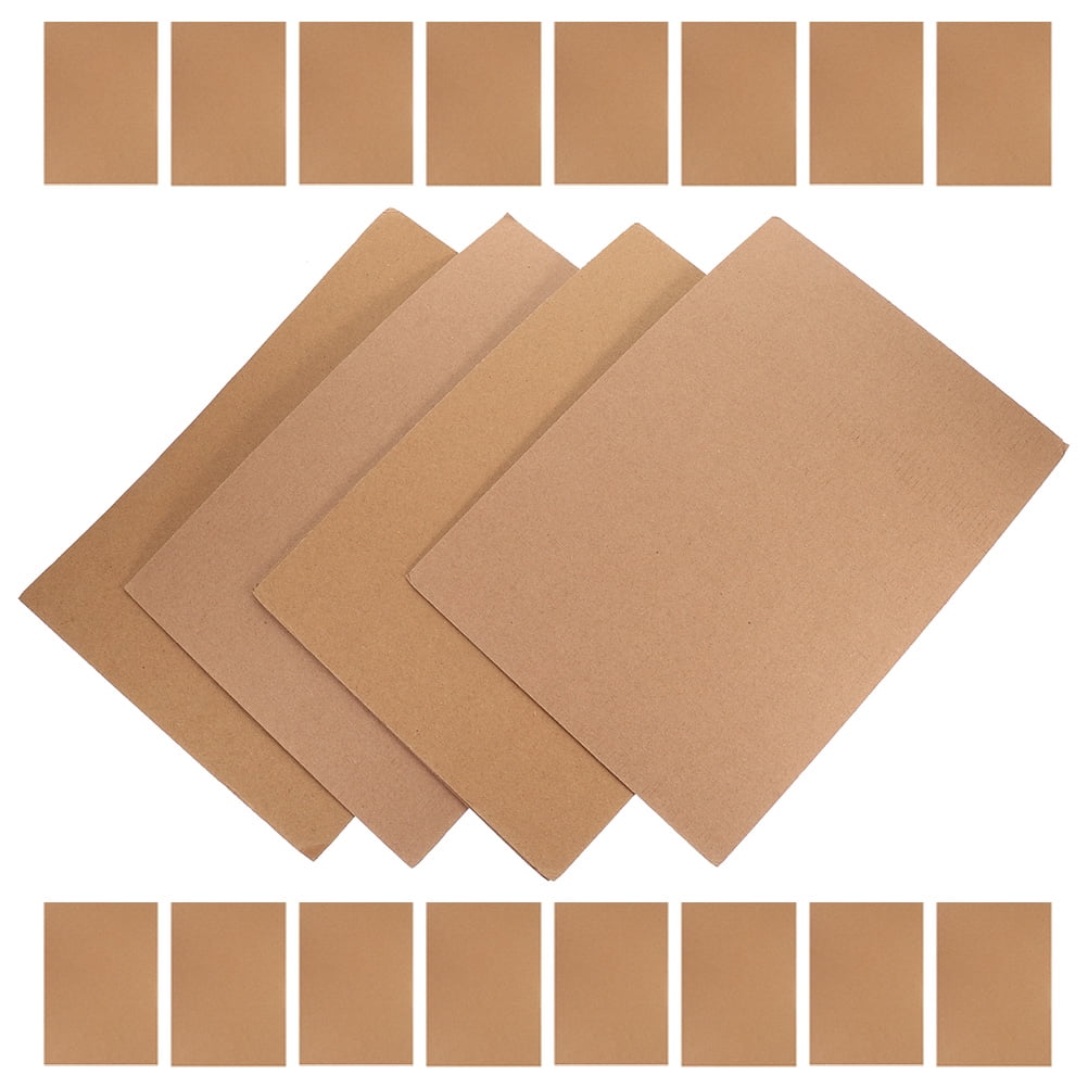 HEMOTON 20 Sheets of Corrugated Cardboard Sheets DIY Corrugated Sheets ...